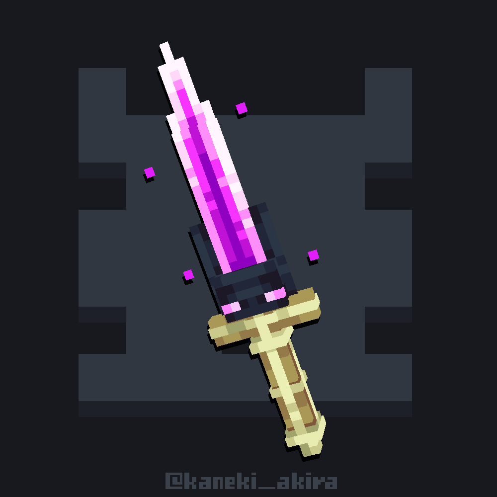 Kaneki Akira - Minecraft Mobs Sword - Enderman Sword