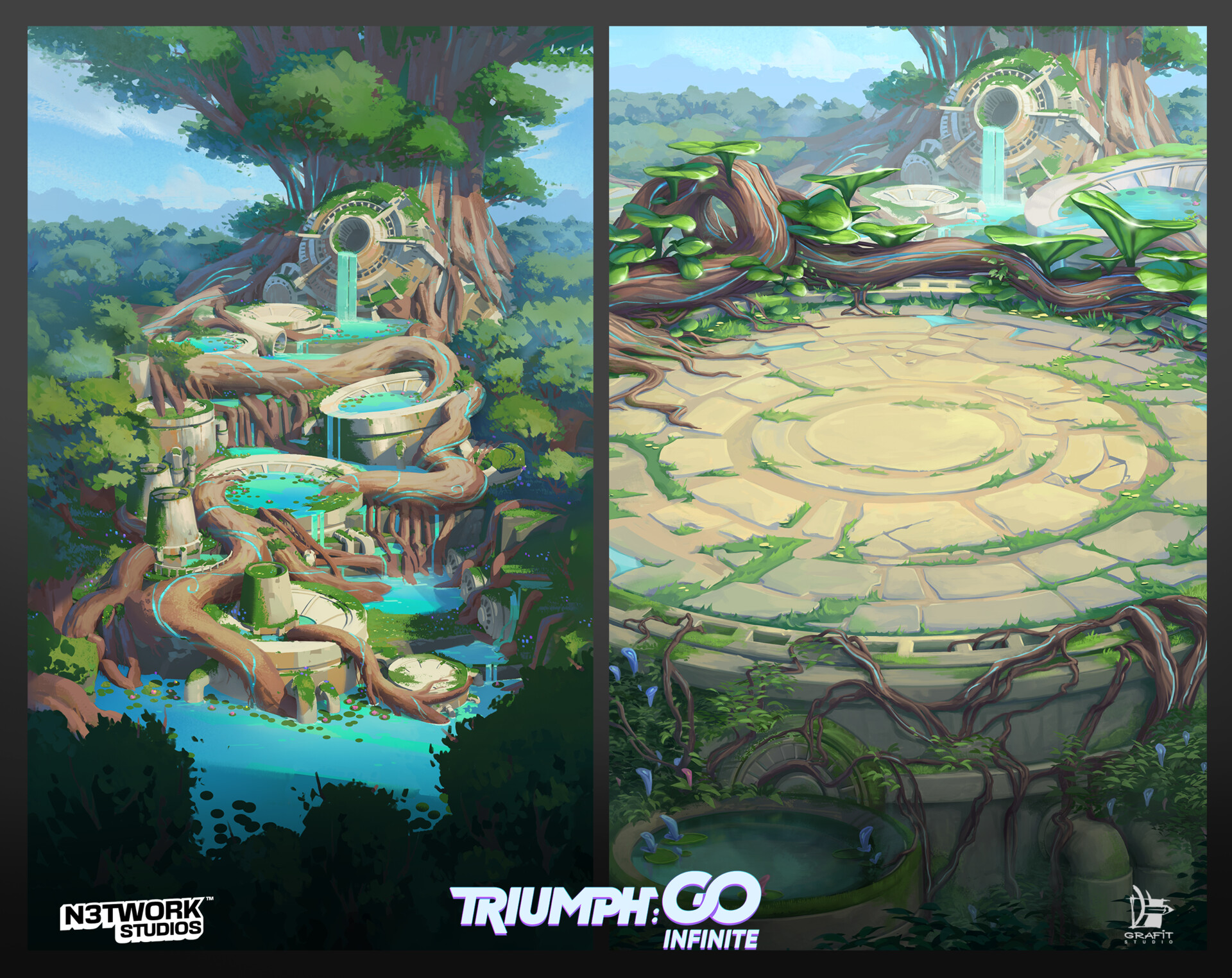 Grafit Studio - Triumph: GO Infinite – Mobile Game Environment Art