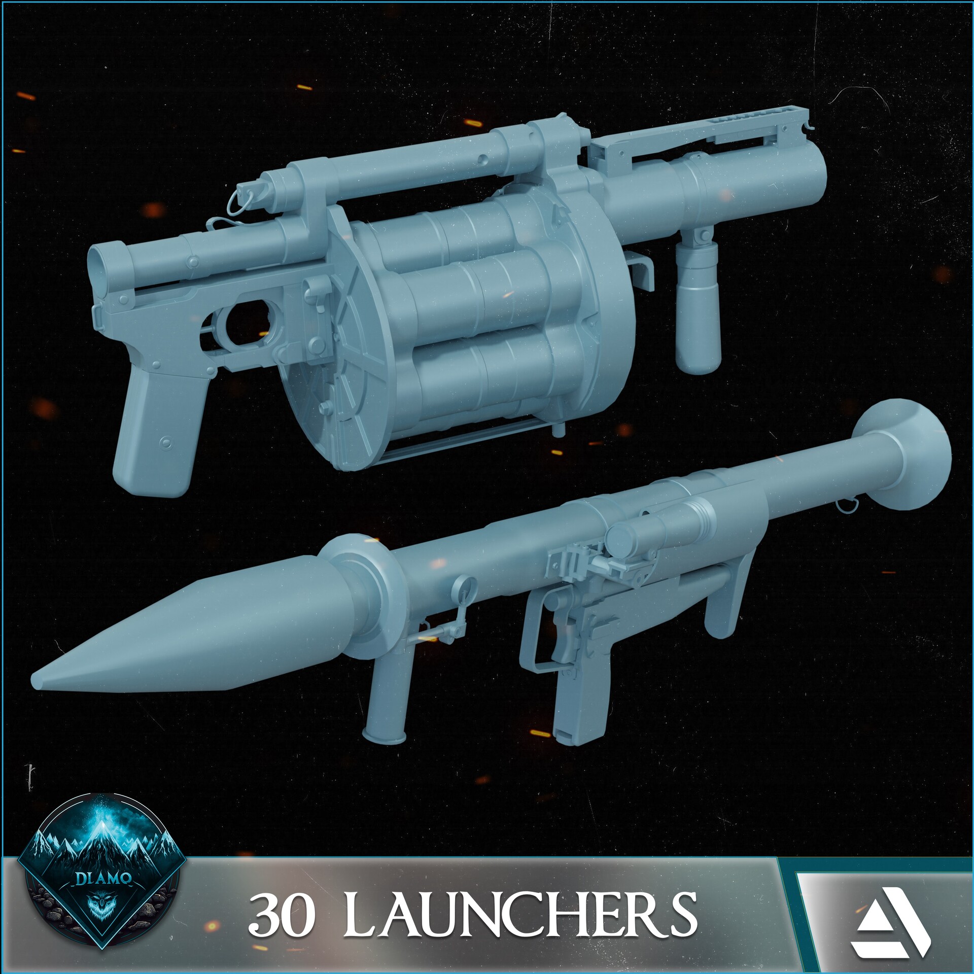 ArtStation - 30 Launchers (VOL01)