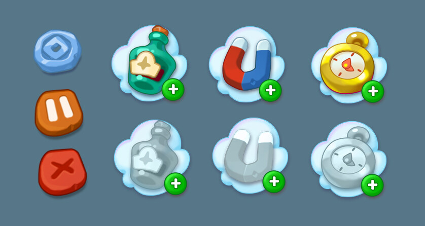 ArtStation - Icons for Crab Game