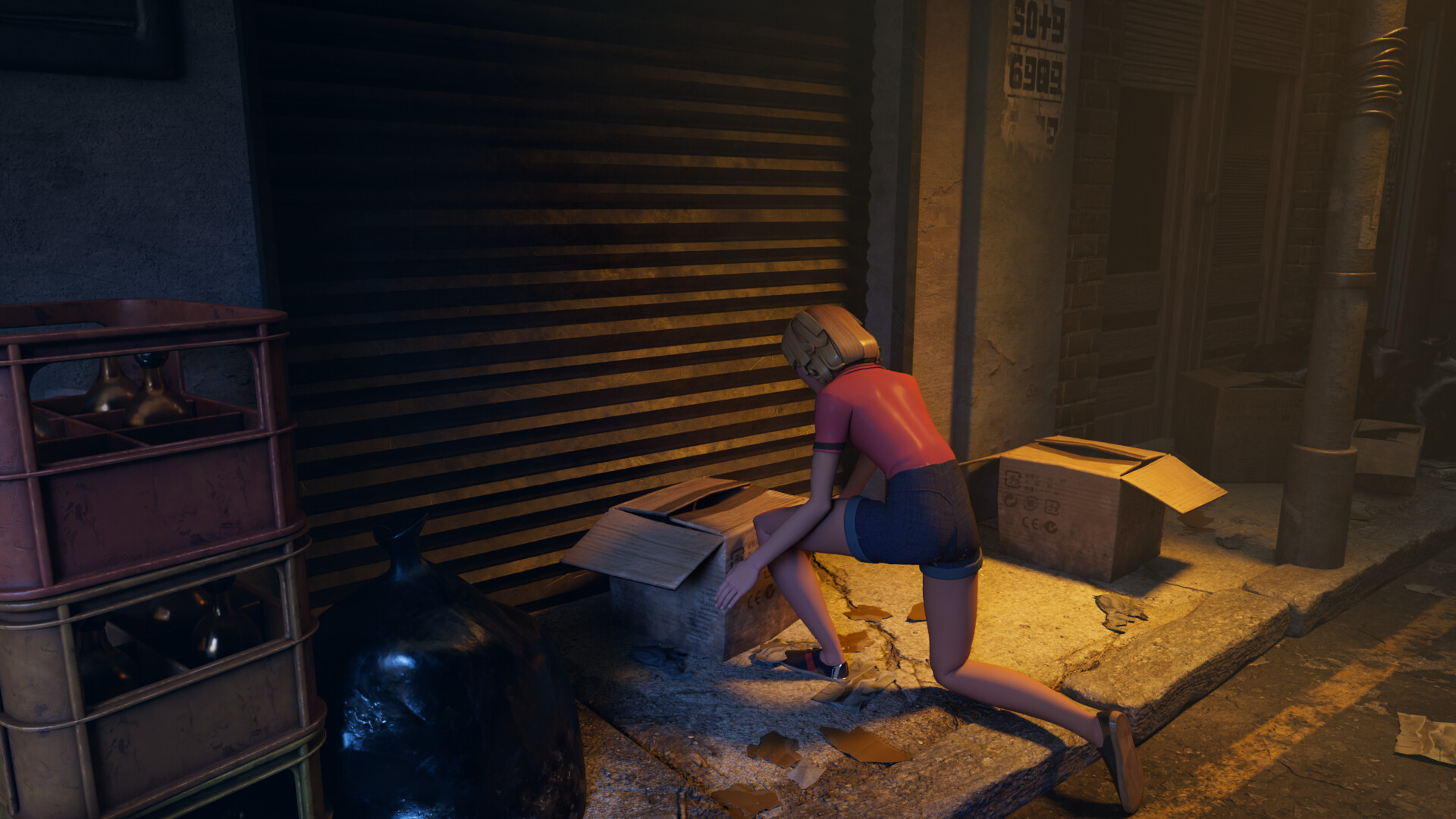 ArtStation - Back Alley Scene