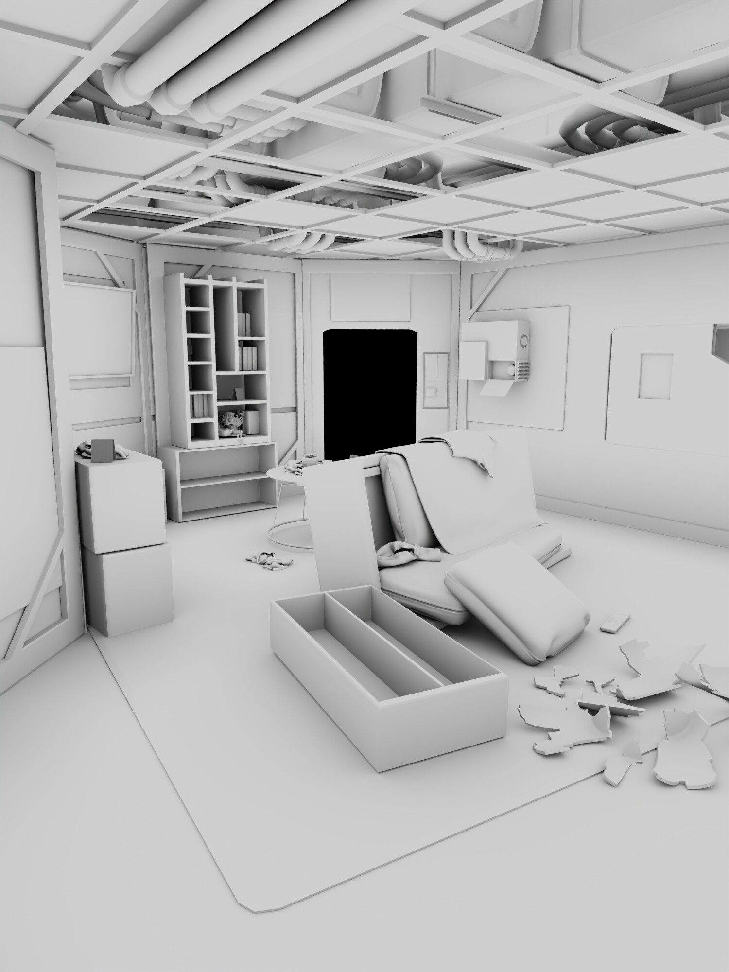 ArtStation - AO WIP Environmental Set Dressing