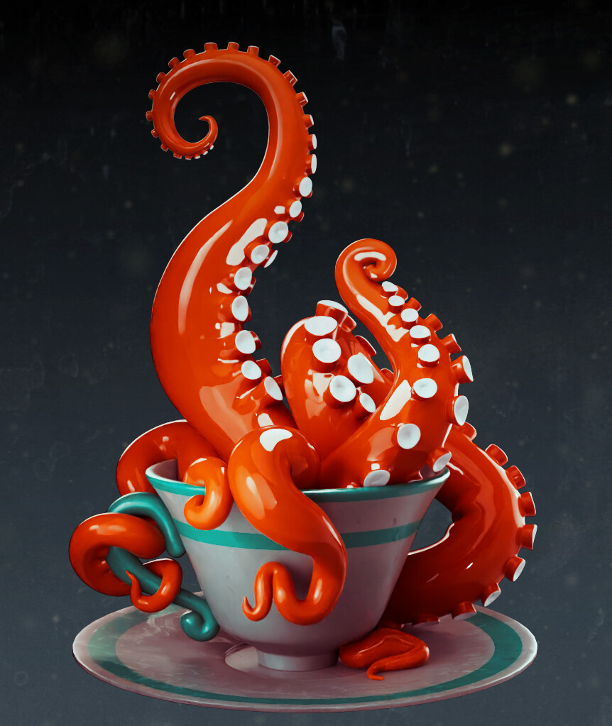 ArtStation - Tentacles for Tea