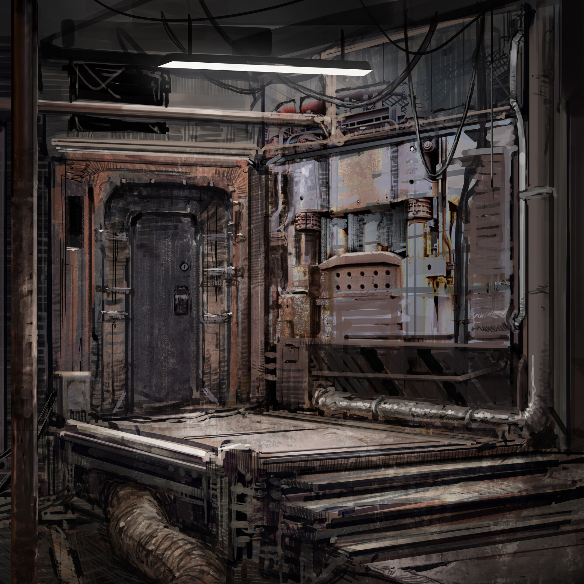 ArtStation - Colossus-4, deep inside the network