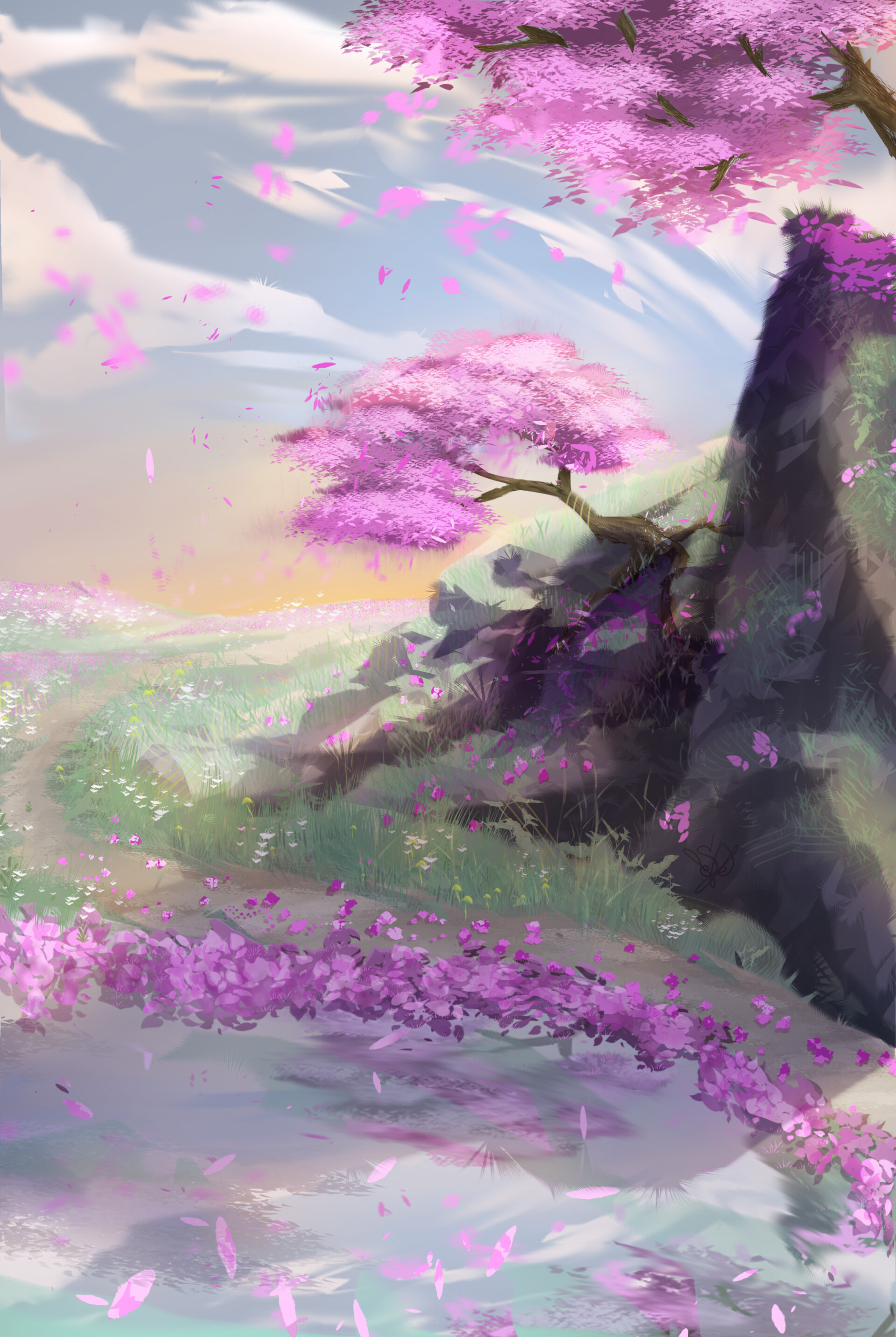 ArtStation - Blooming mood