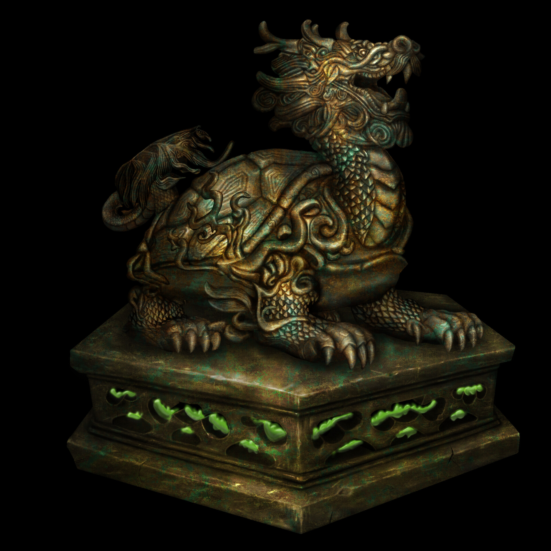 ArtStation - 2D ArtWork Practice_Hyeonmu Statue
