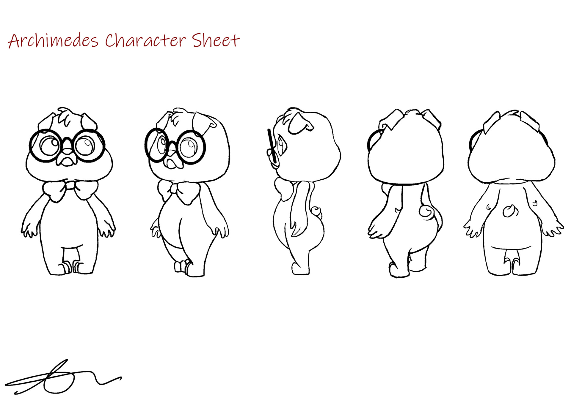 ArtStation - Archimedes Character Sheet