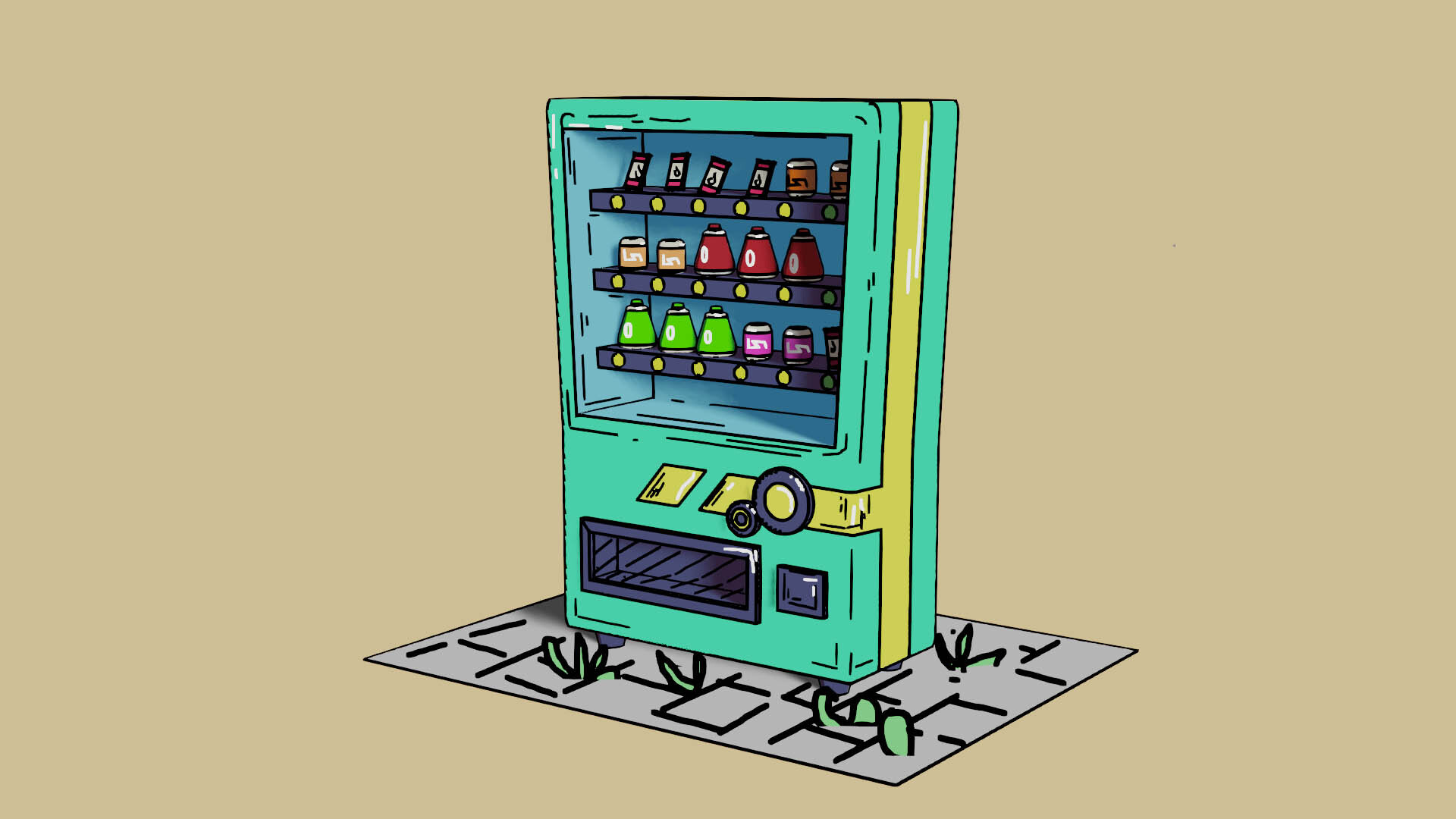 ArtStation - Vending machine