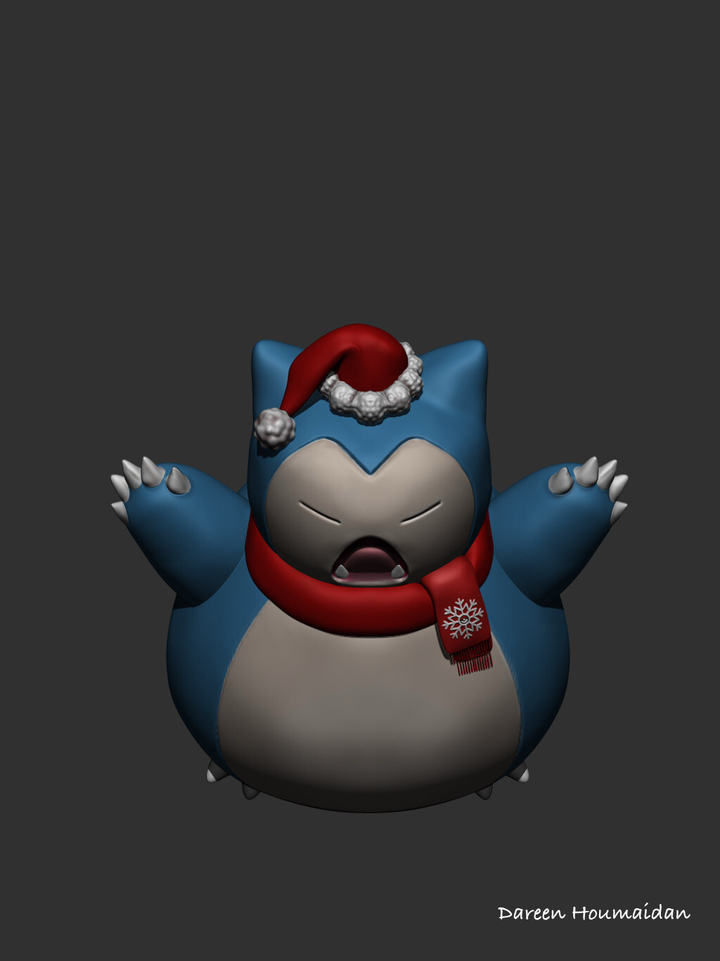 Dareen Houmaidan - Snorlax Santa Sculpt