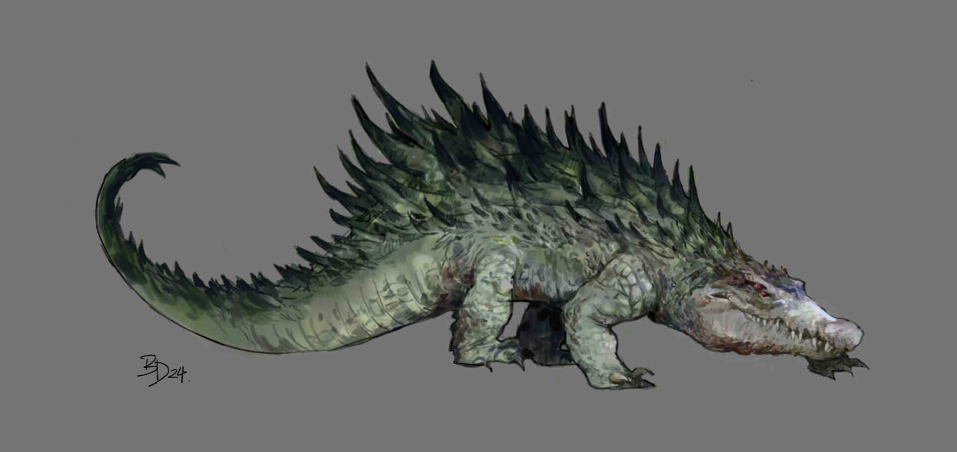 ArtStation - Mutant Alligator Concept