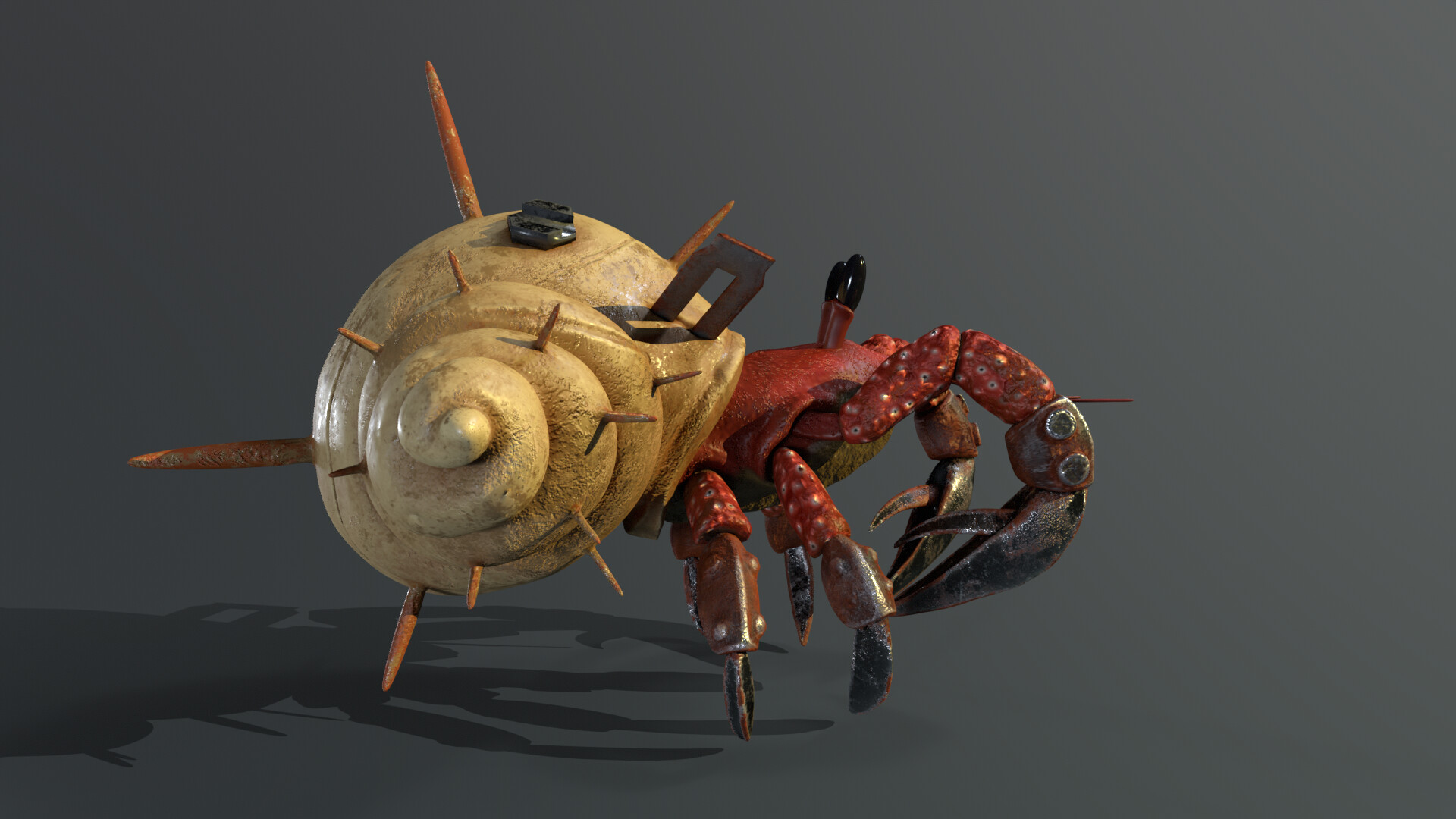 Brian Casper Portfolio - Hermit Crab Warrior