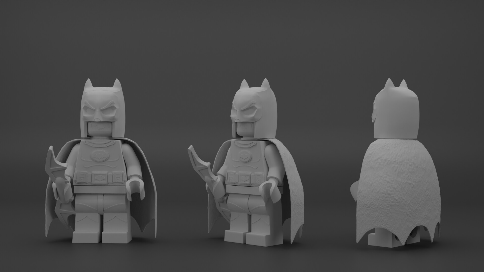 ArtStation - 3D Printable Lego Batman