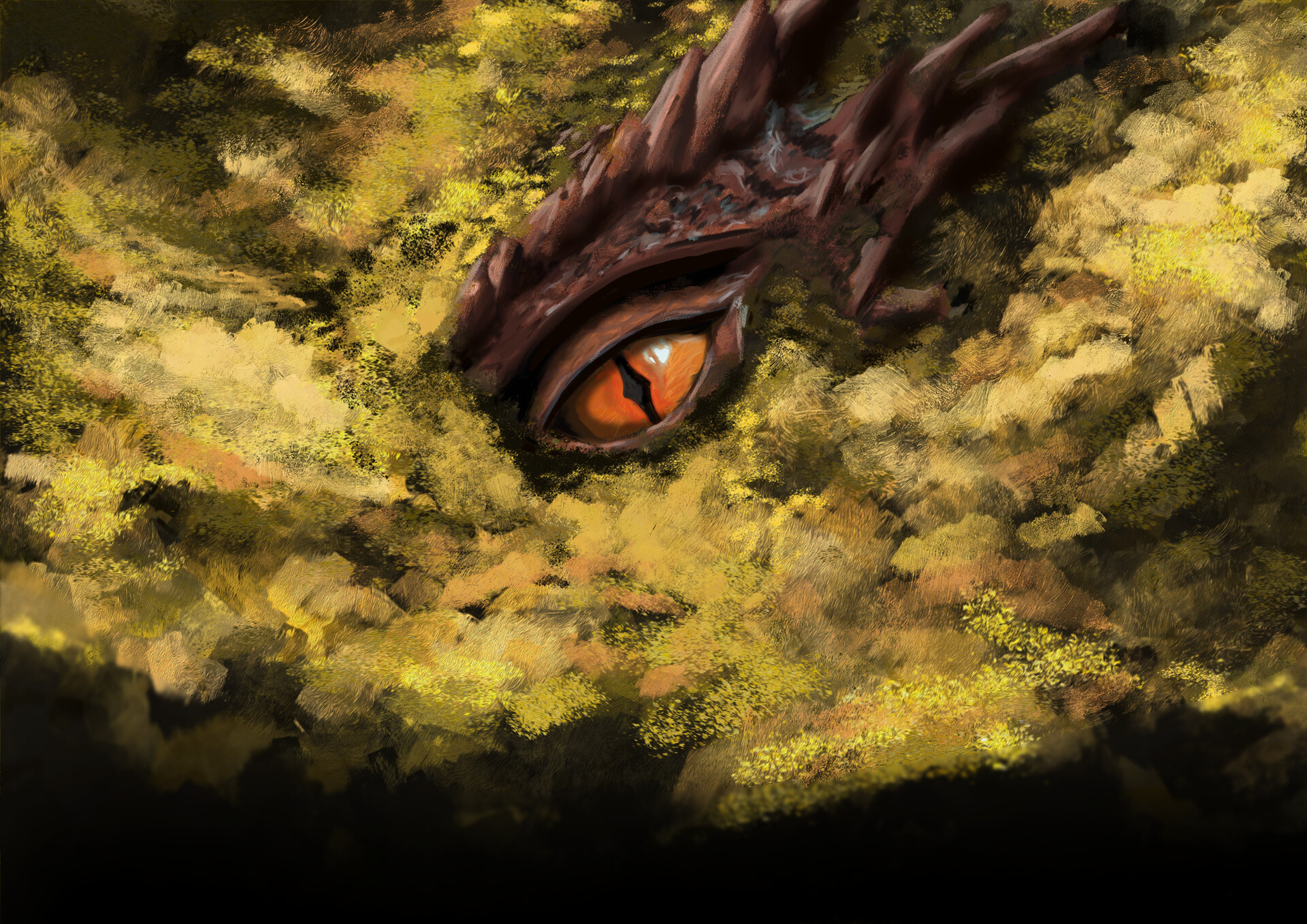 ArtStation - Awakening of Smaug