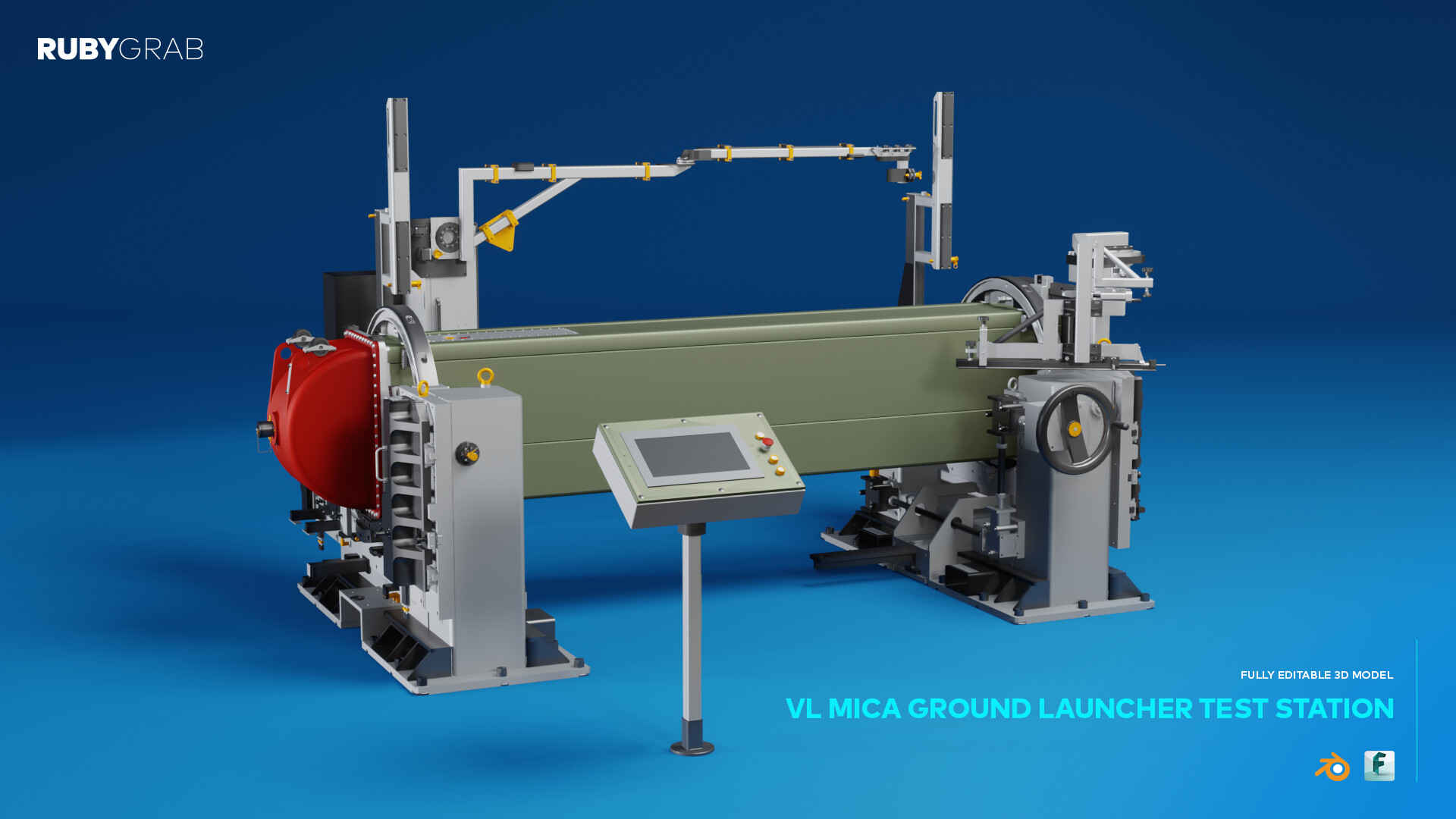 ArtStation - VL MICA Ground Launcher Test Station