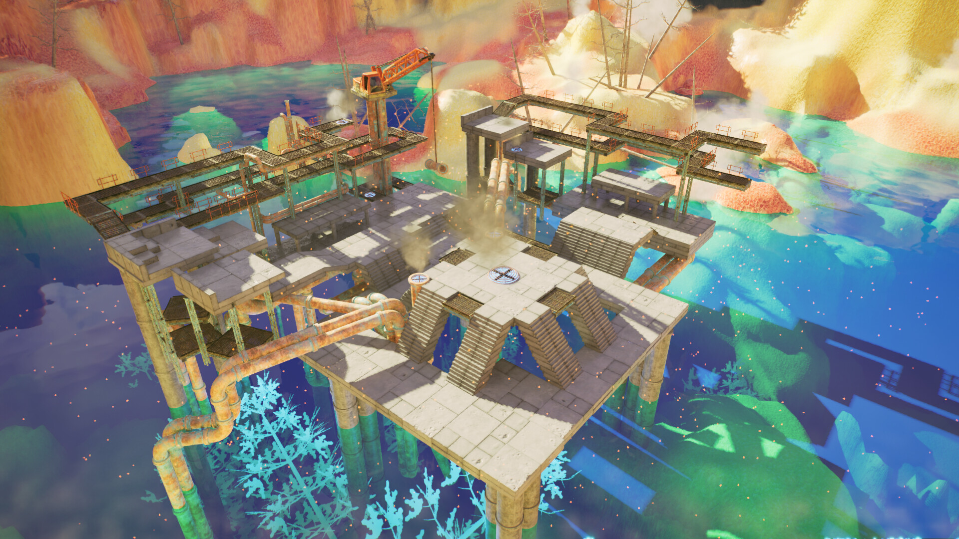 ArtStation - Hot Spring Sulfur Rig - Unreal Engine 5