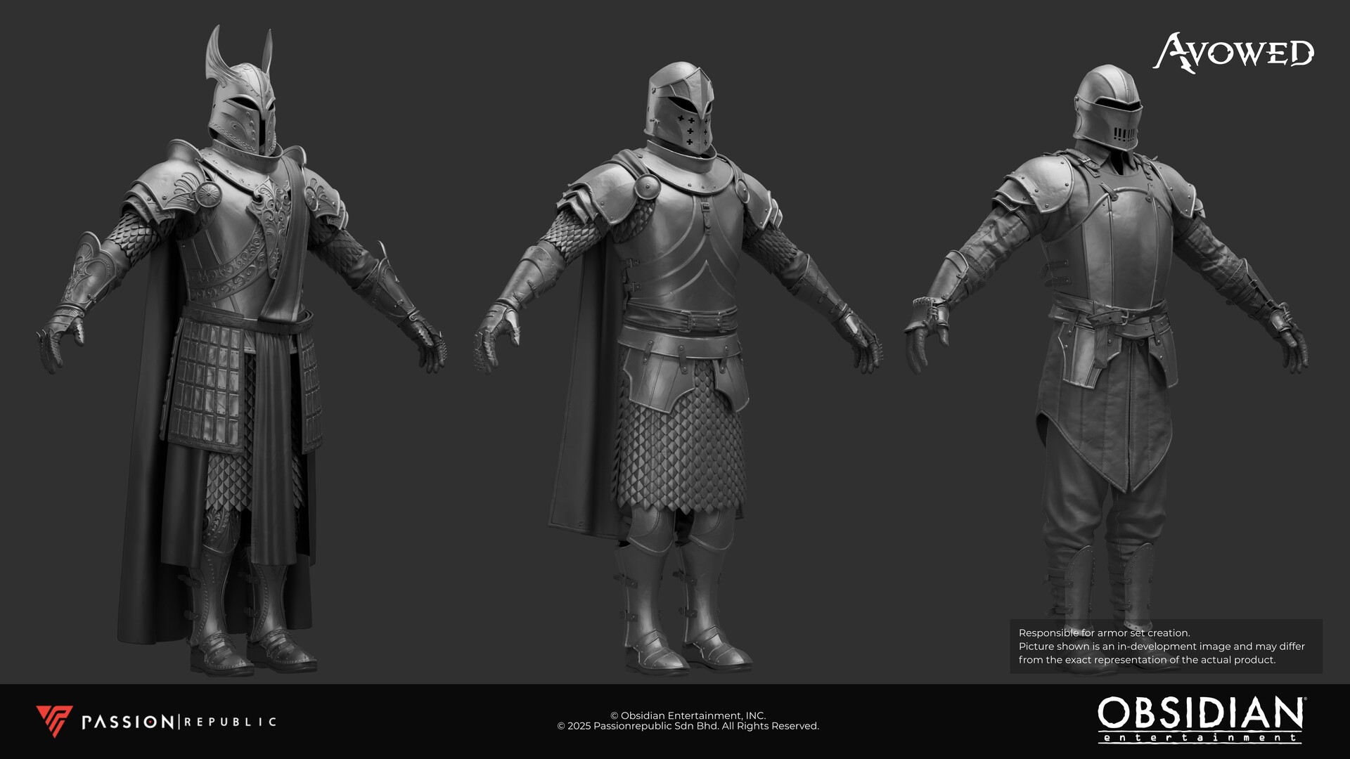 Passion Republic - Avowed Character Modeling - Armor 01