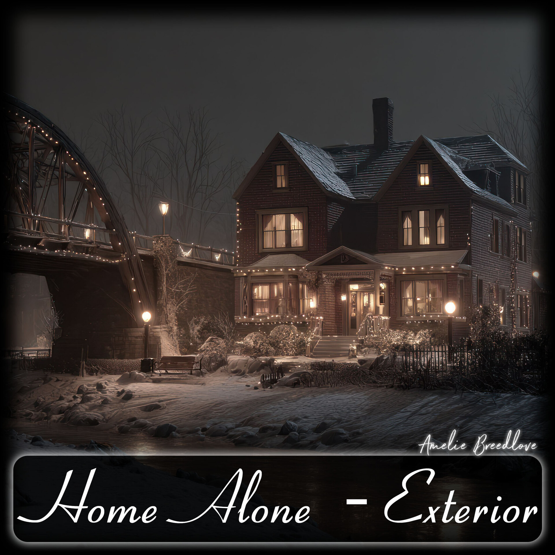 ArtStation - 200 Home Alone - Exterior (Realistic Concept) Reference ...