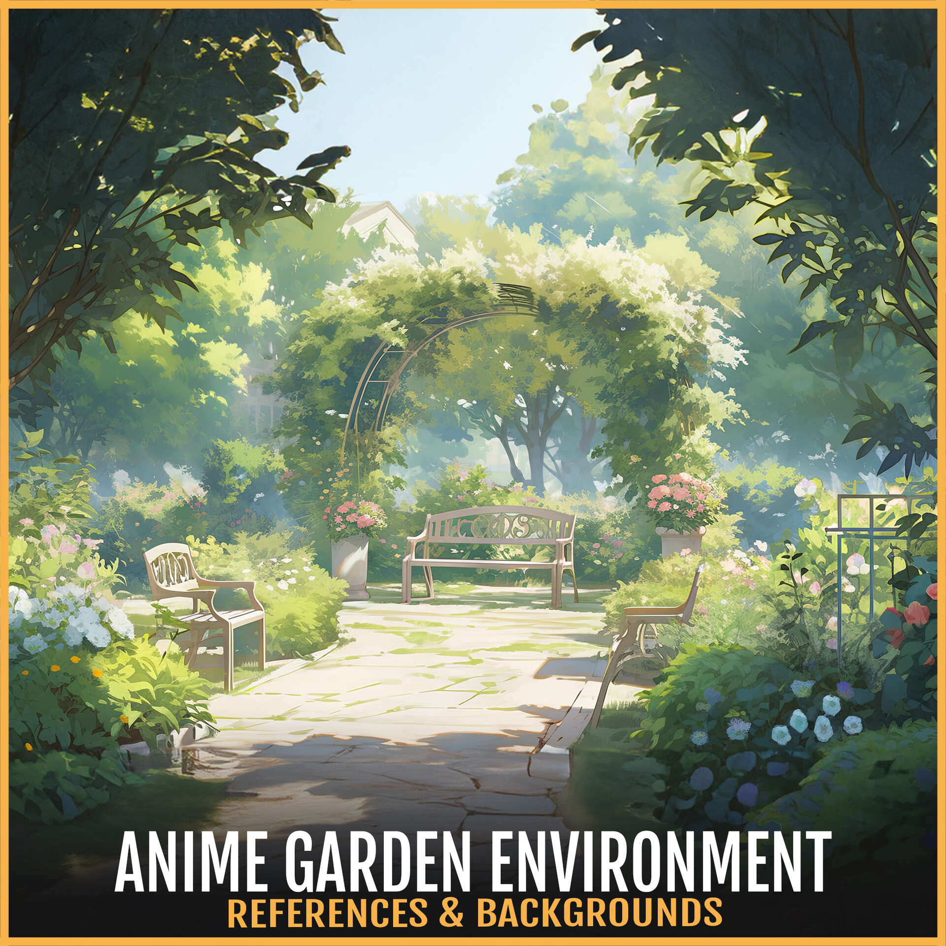 Artificial Dimension - 303 anime Garden environment