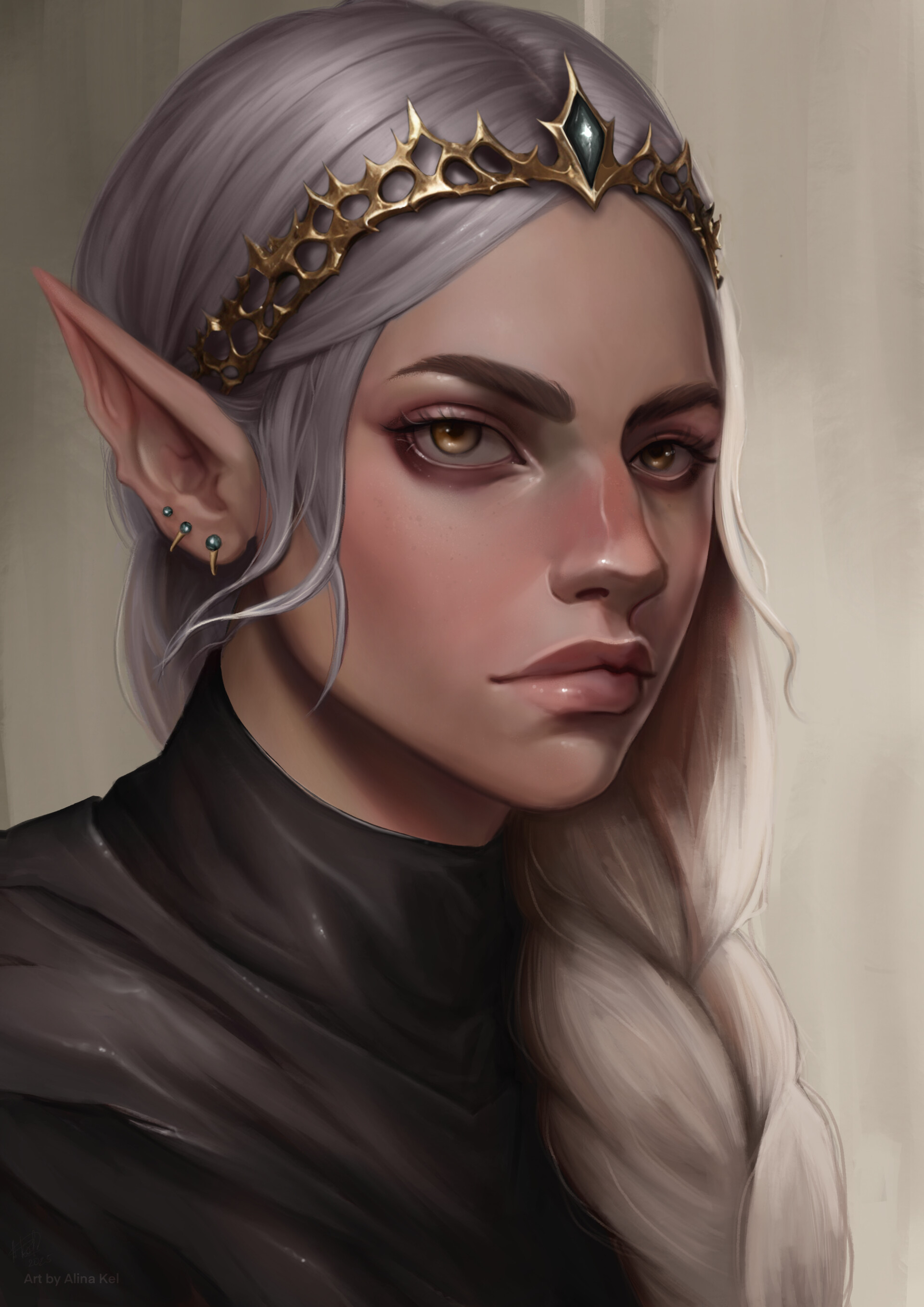 ArtStation - Elf portrait