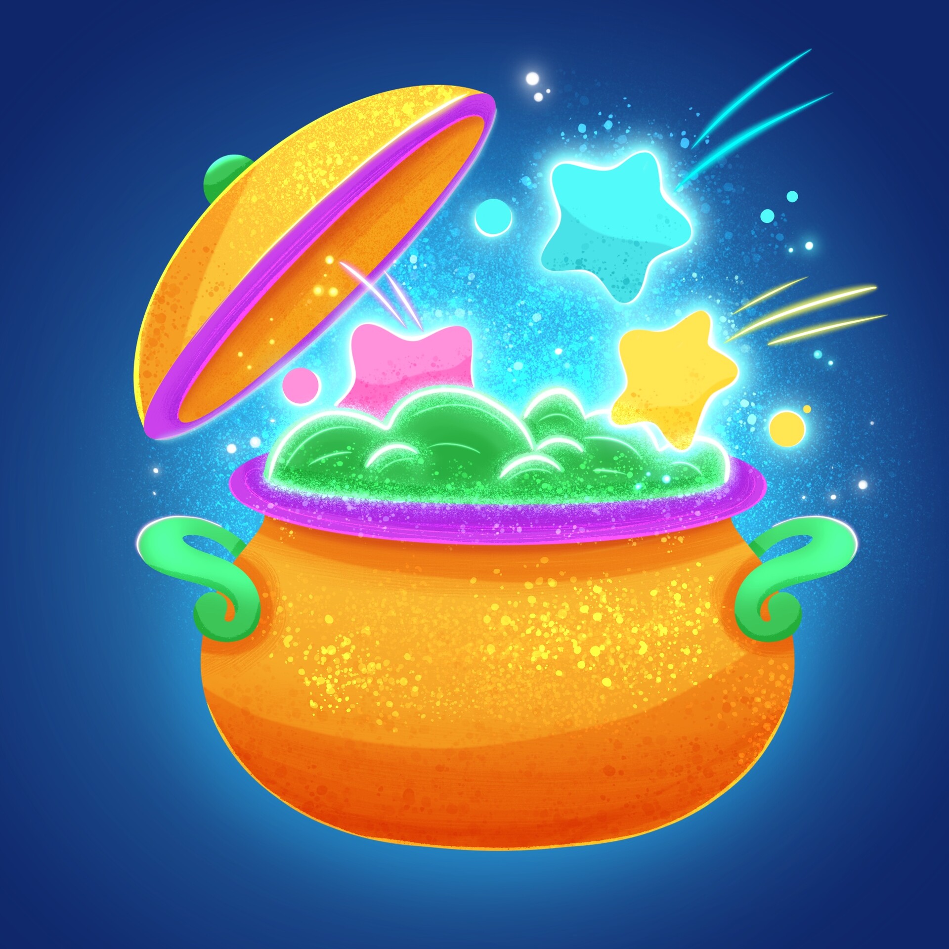 ArtStation - Icon design for a drawing website