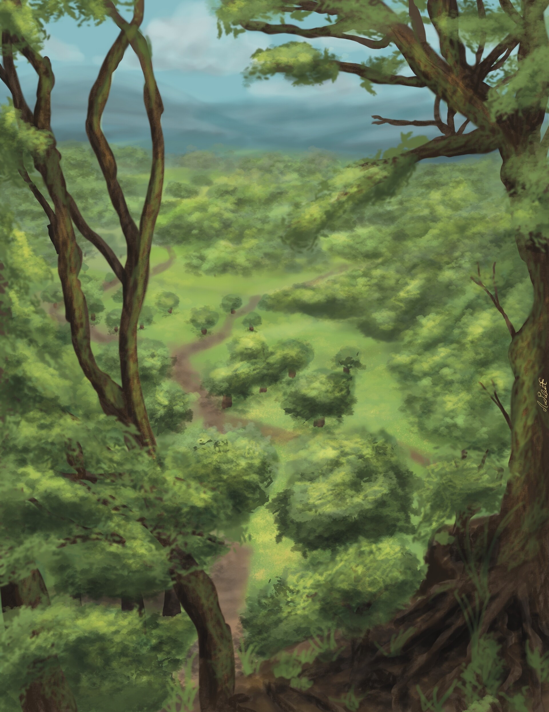 ArtStation - The Lord of the Rings - Forest