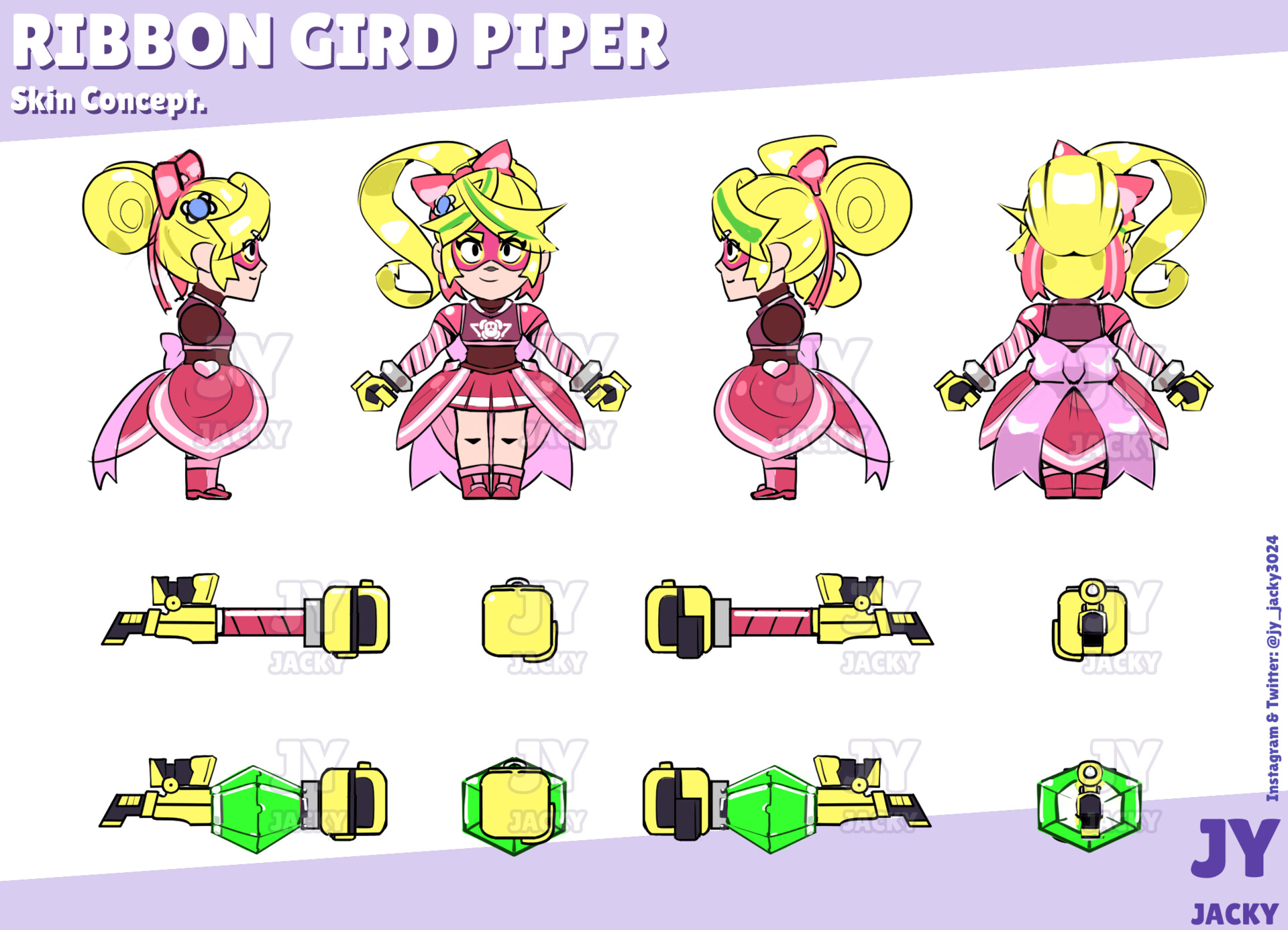Jacky Yang - @brawlstars X #ARMS Collab Concept