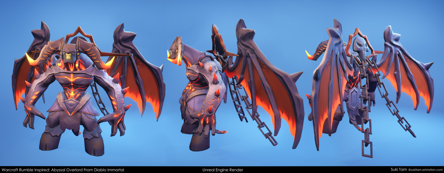 Suki Tam - Warcraft Rumble Inspired: Diablo Immortal Abyssal Overlord ...