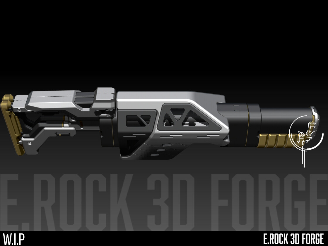 EROCK 3D FORGE - Cyber Blaster - concept