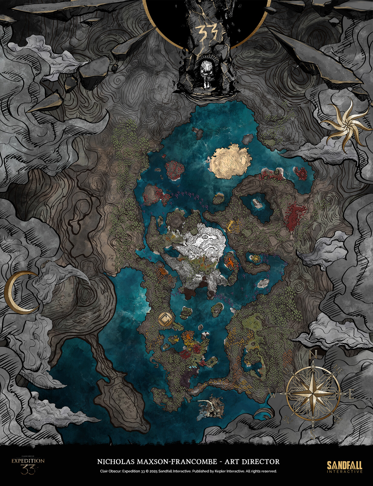 Nicholas Maxson-Francombe - Clair Obscur: Expedition 33 - World Map