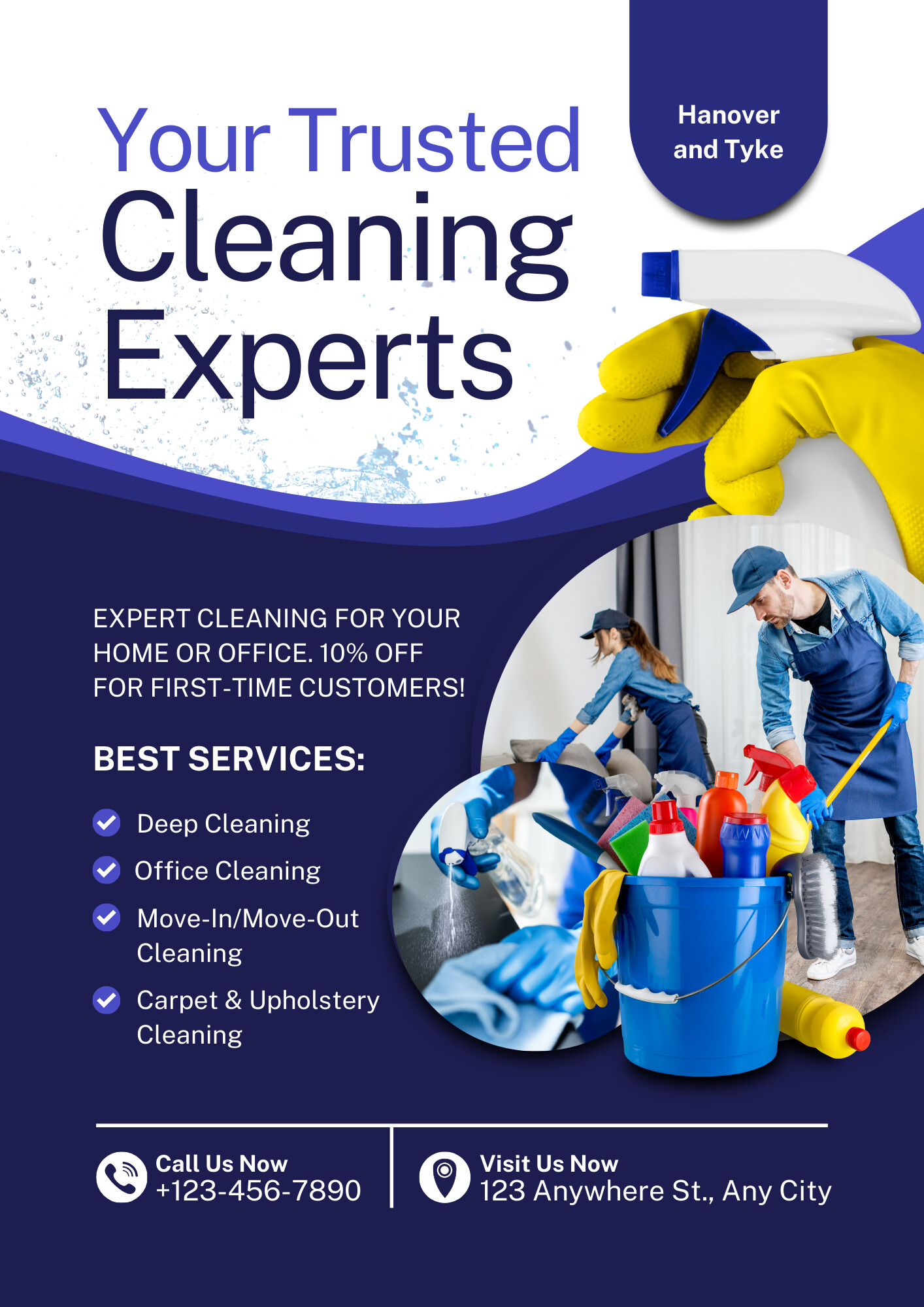 ArtStation - Cleaning service flyer