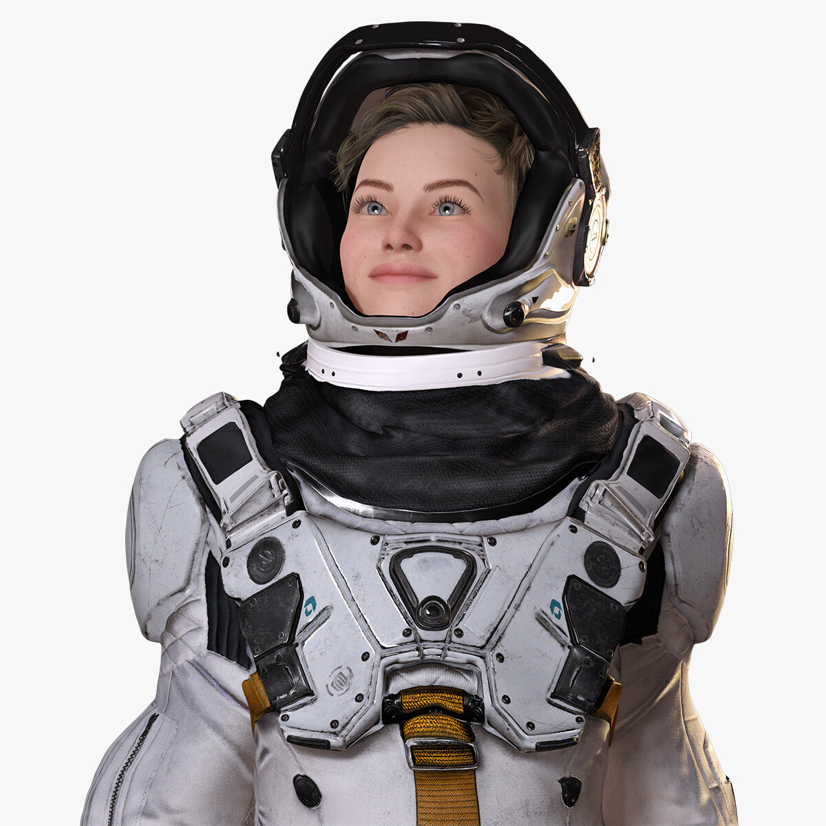 ArtStation - Elite Space Explorer Rigged Astronaut Model
