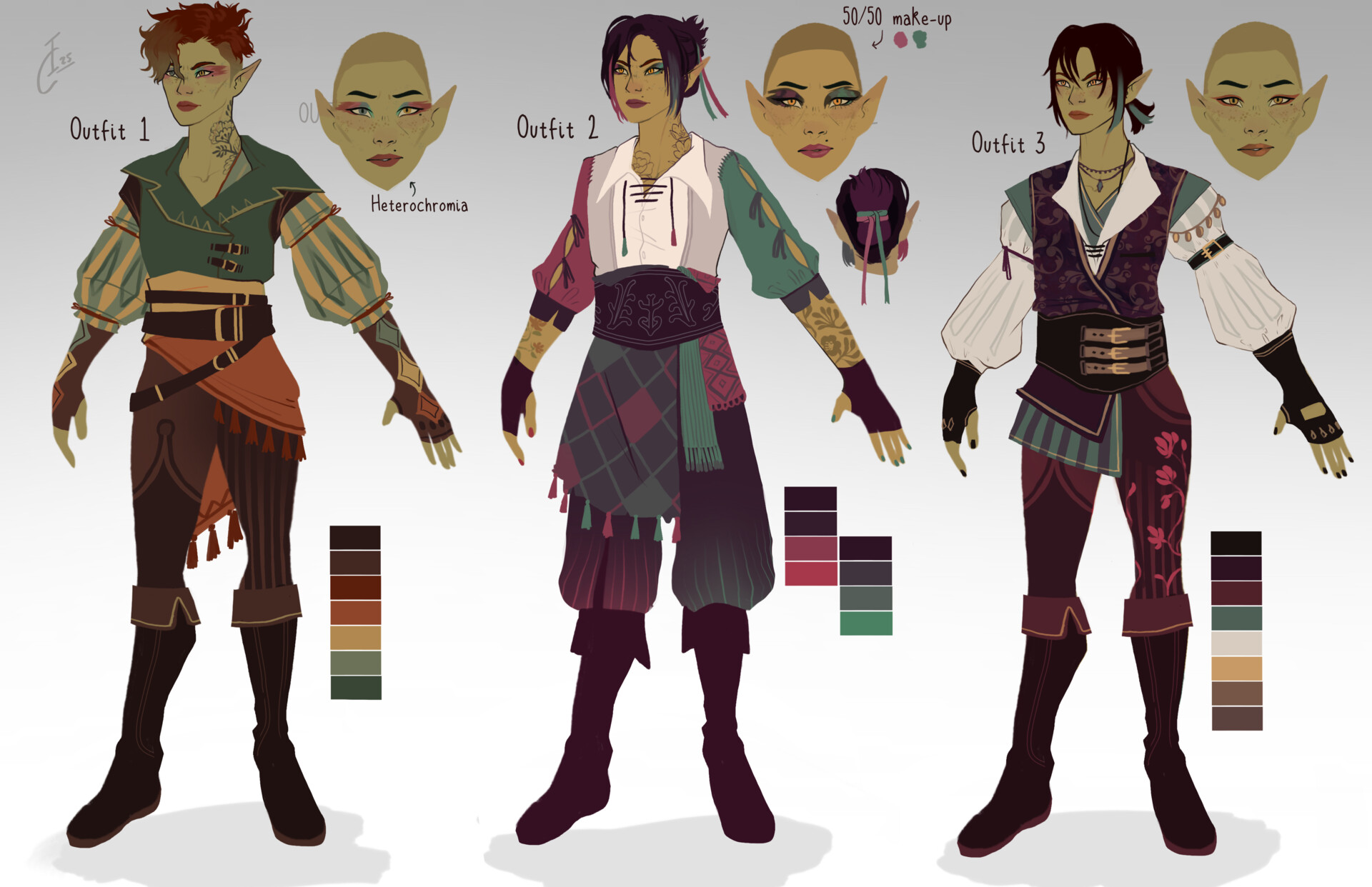 ArtStation - BG3: Path to Menzoberranzan - Circus Warlock Character Concept