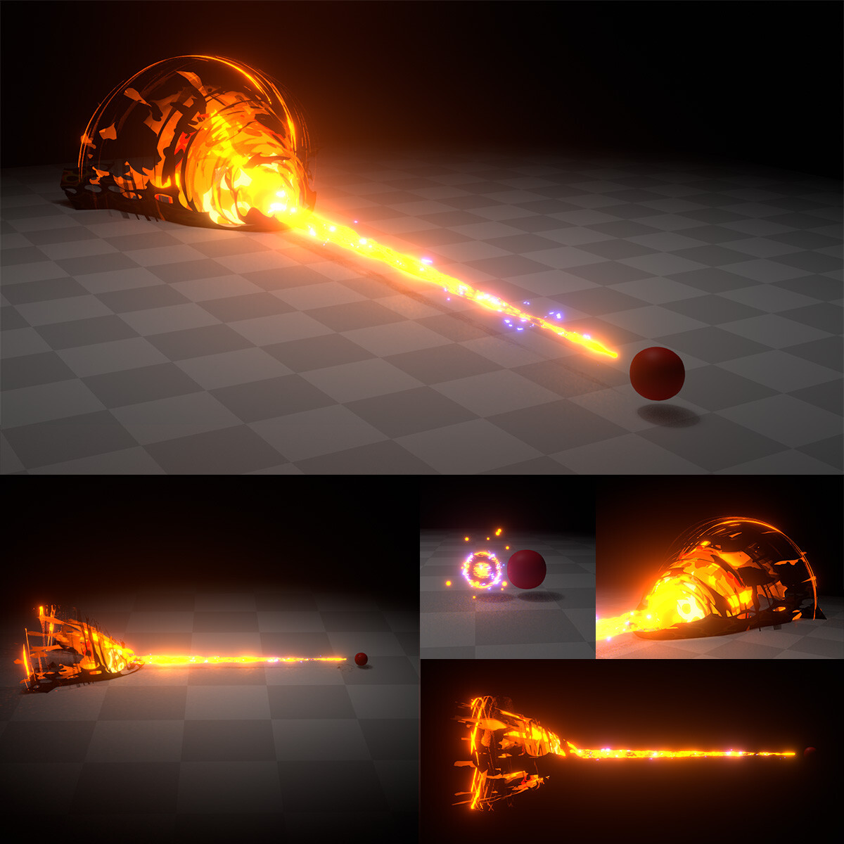 ArtStation - Anime Blast and Beam Effect