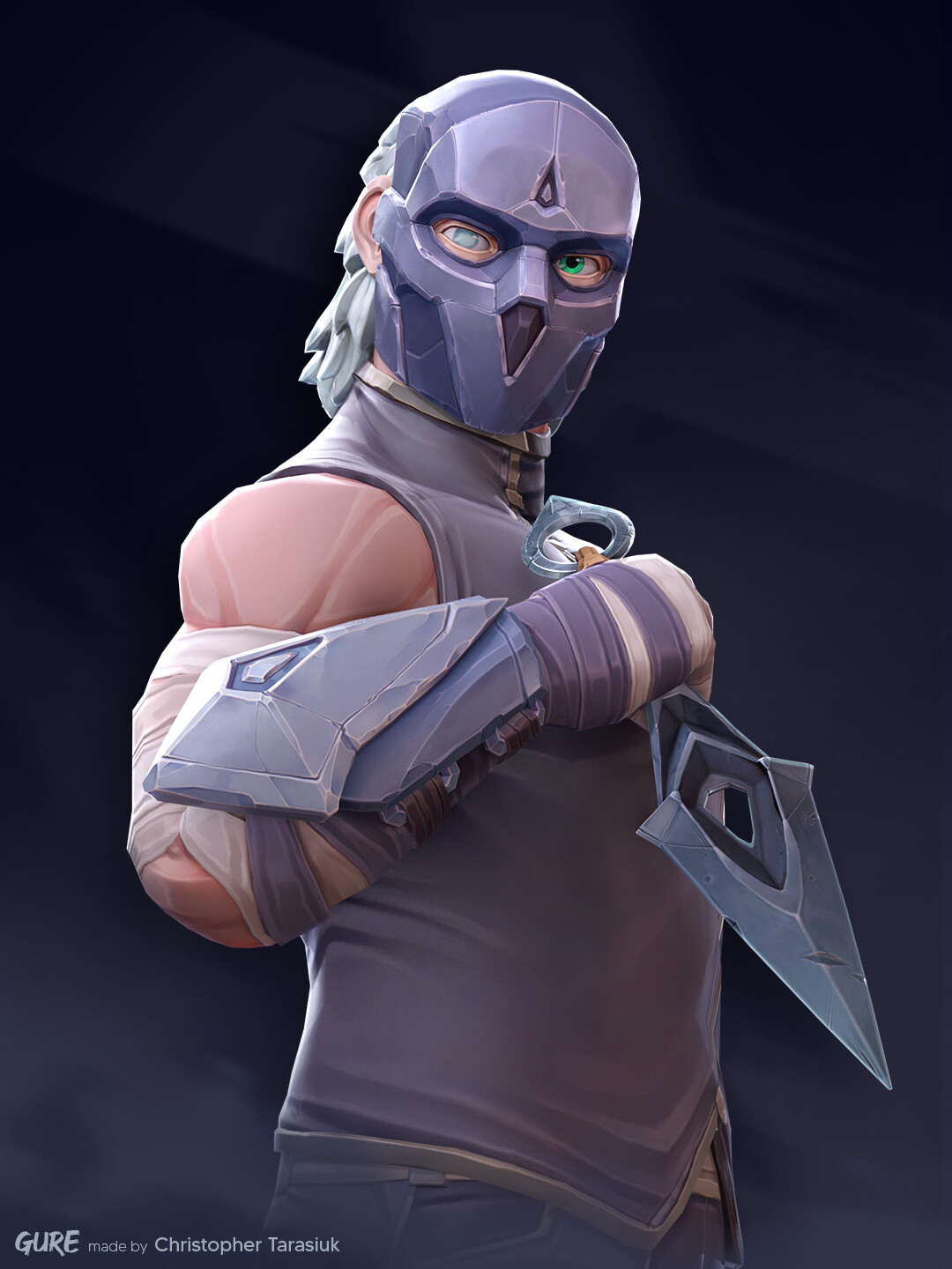 ArtStation - Masked assassin - Gure (Gray)