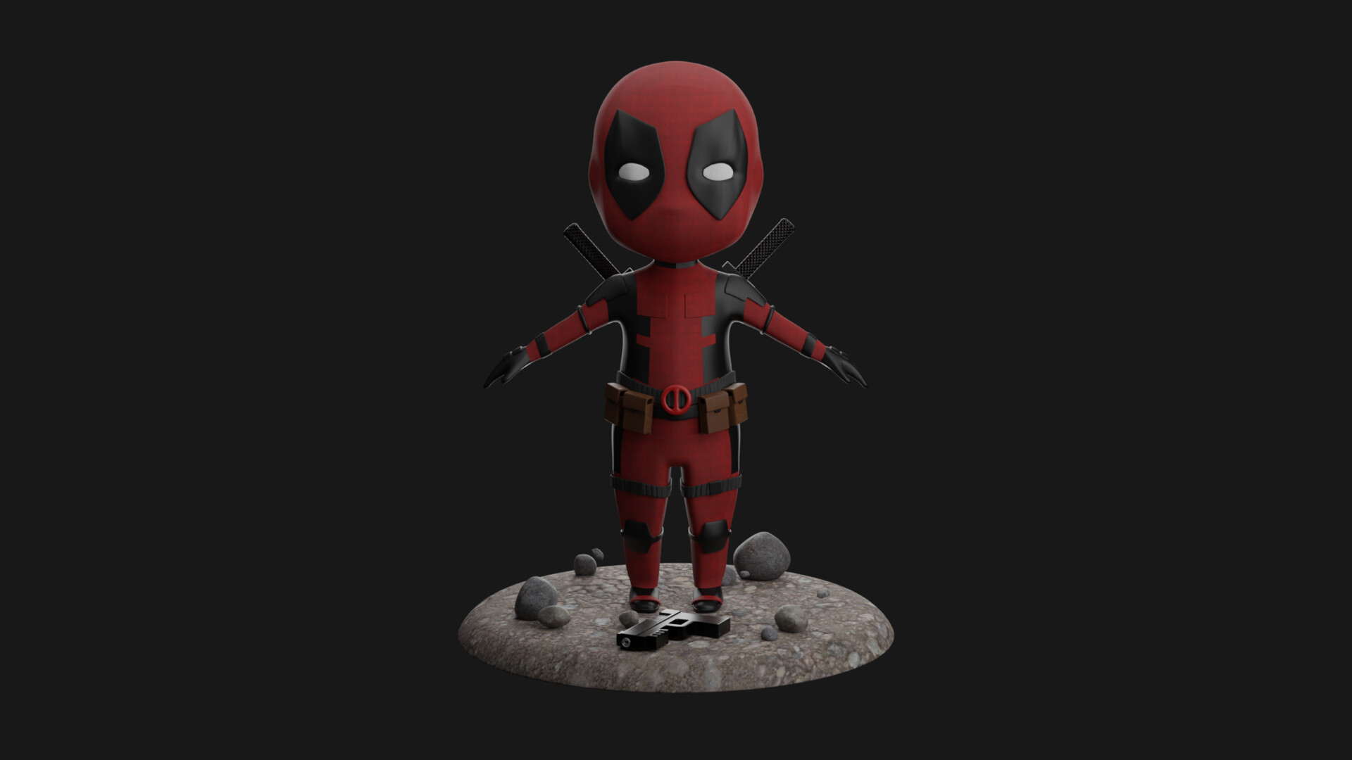 ArtStation - Chibi Deadpool