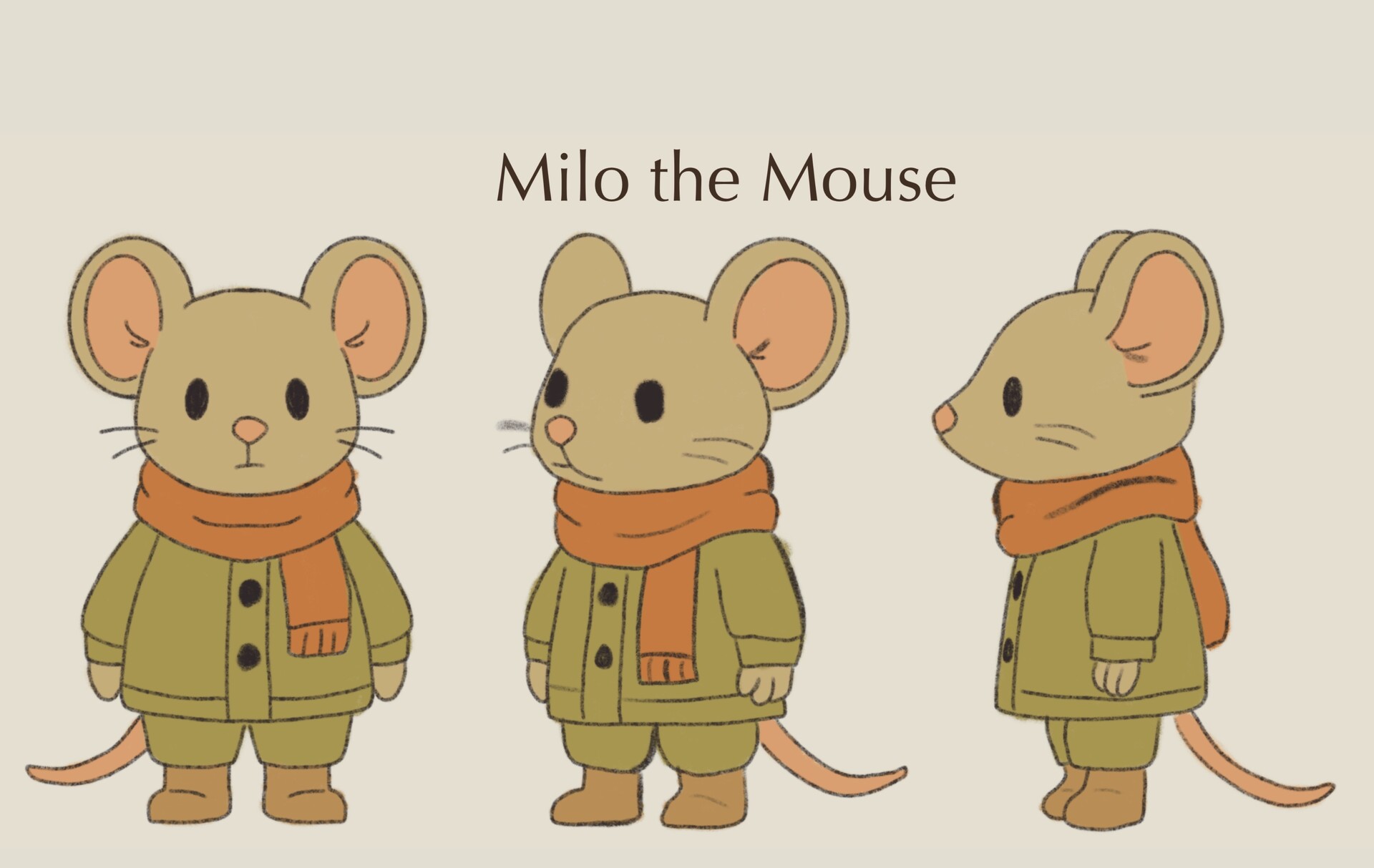ArtStation - Milo's Life: Character Turn Around
