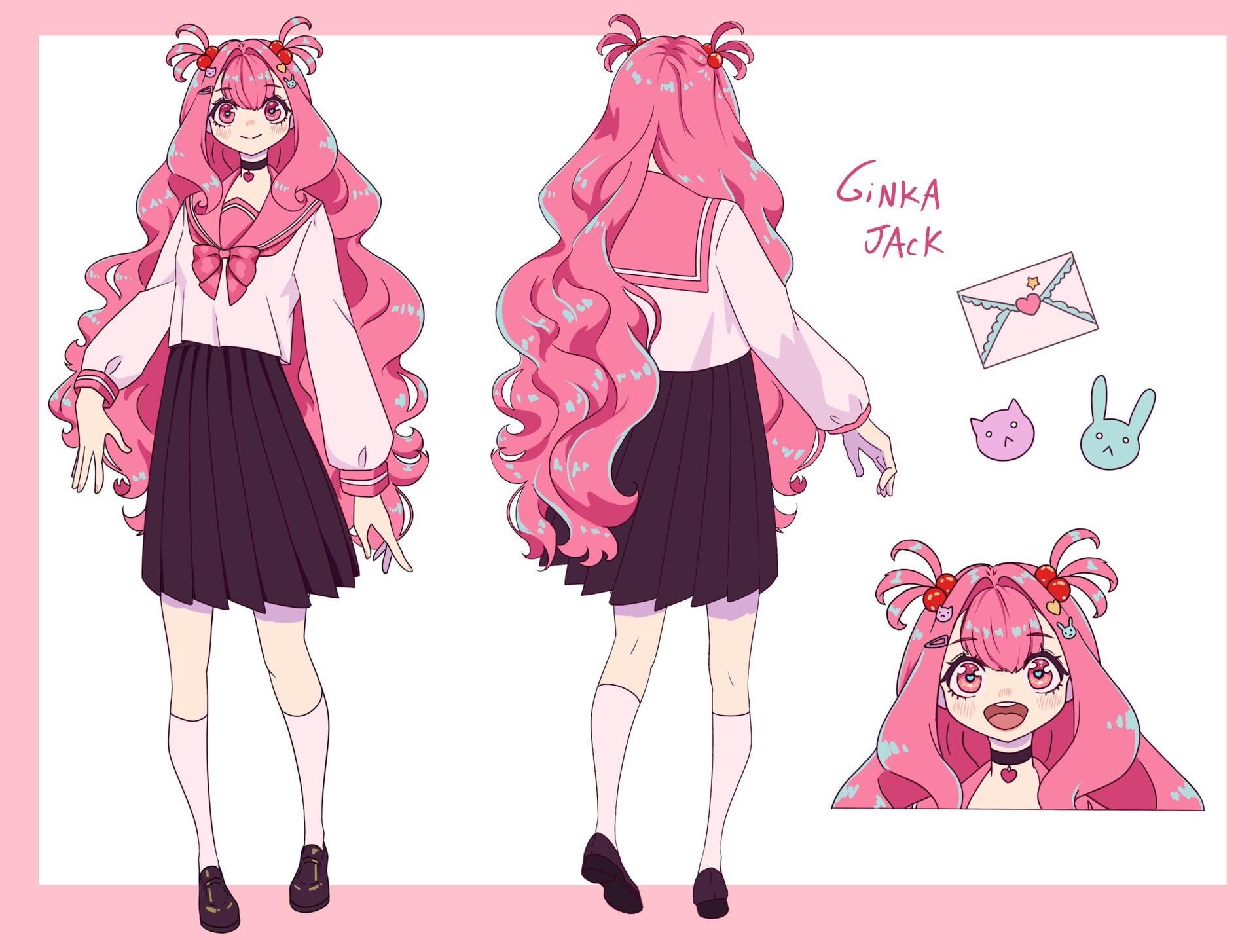 ArtStation - anime ref sheet
