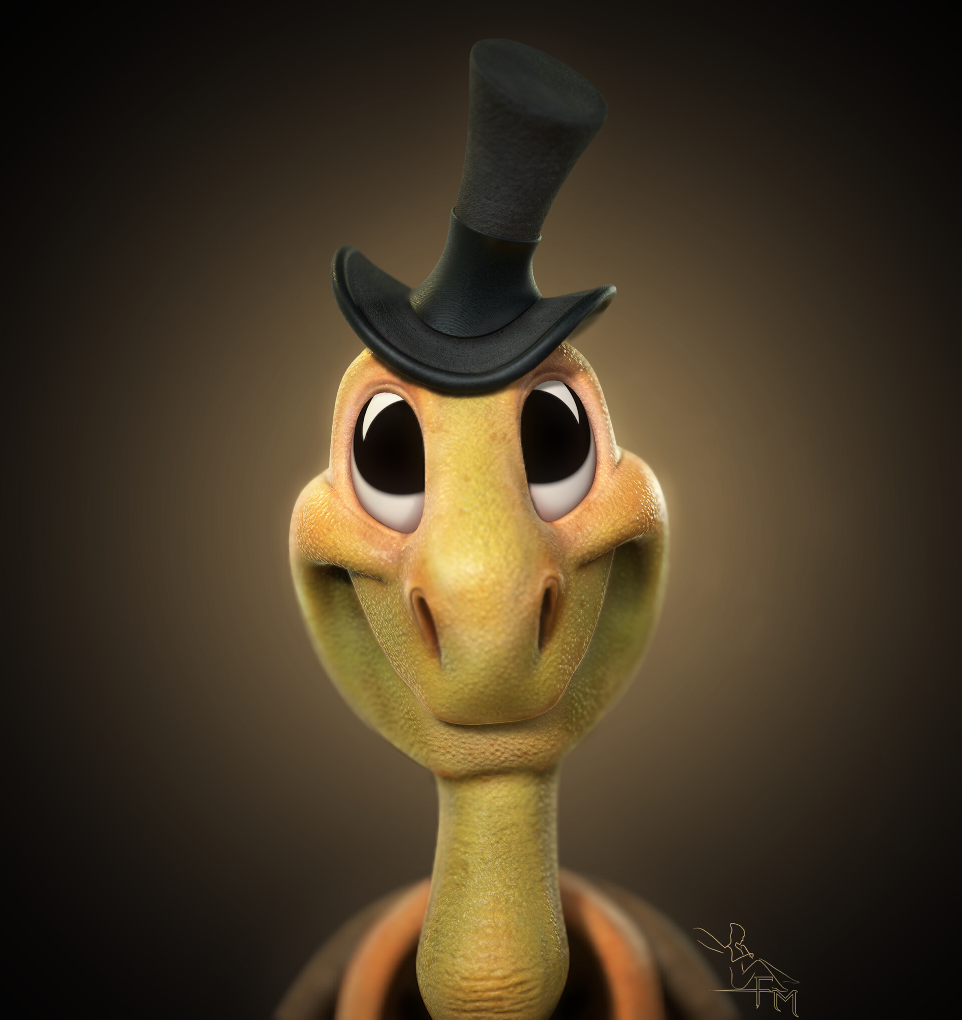 ArtStation - The friendly Turtle by... Ken Hultgren