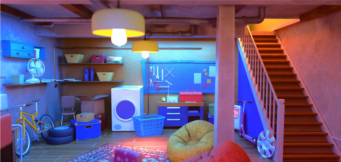 ArtStation - Basement Layout