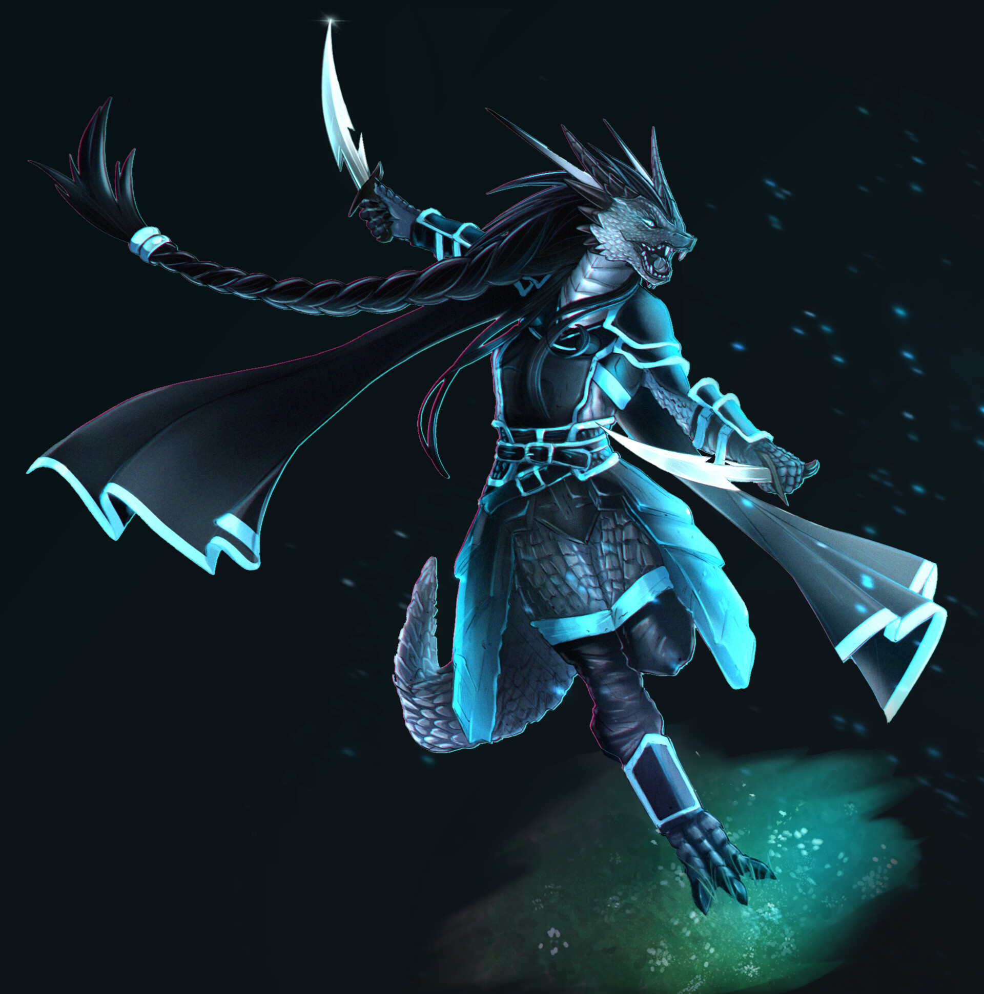 ArtStation - Dragonborn Rogue Concept