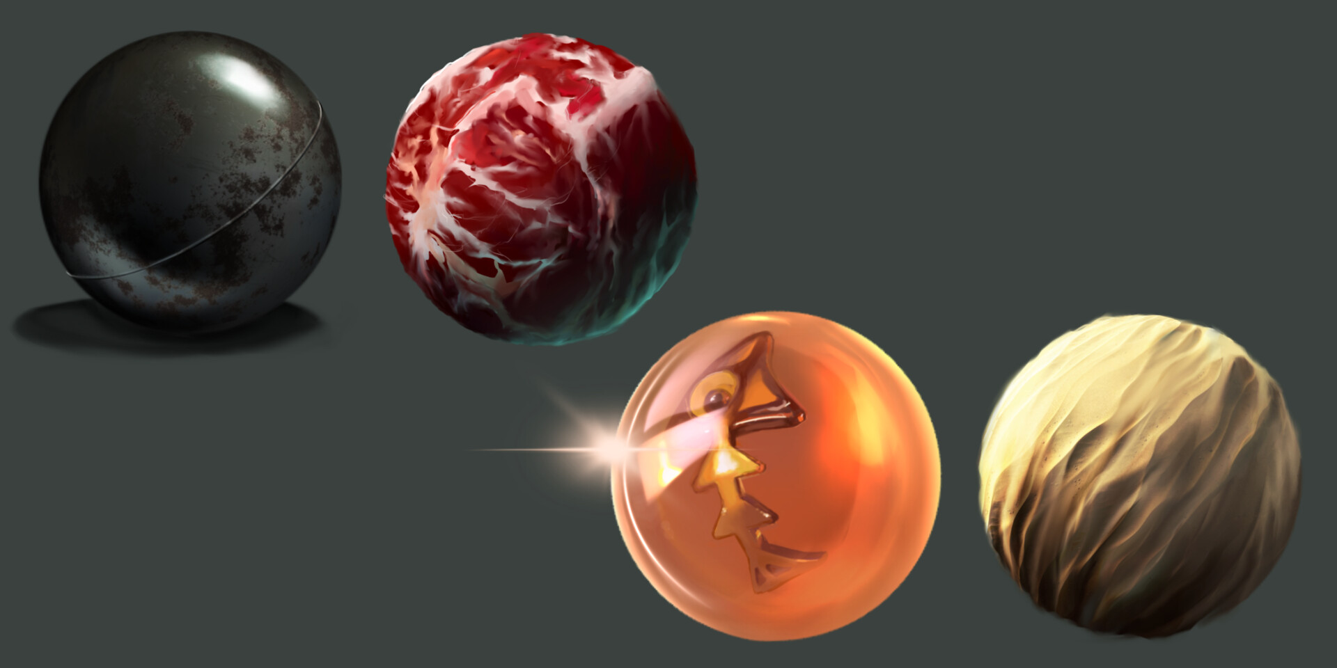ArtStation - Texture Ball Study