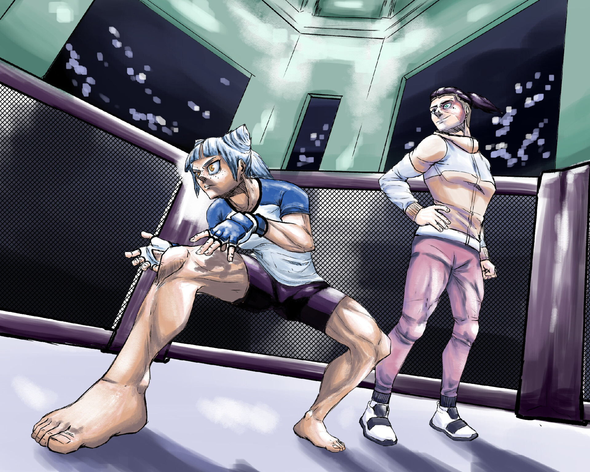 ArtStation - Fighting Ring