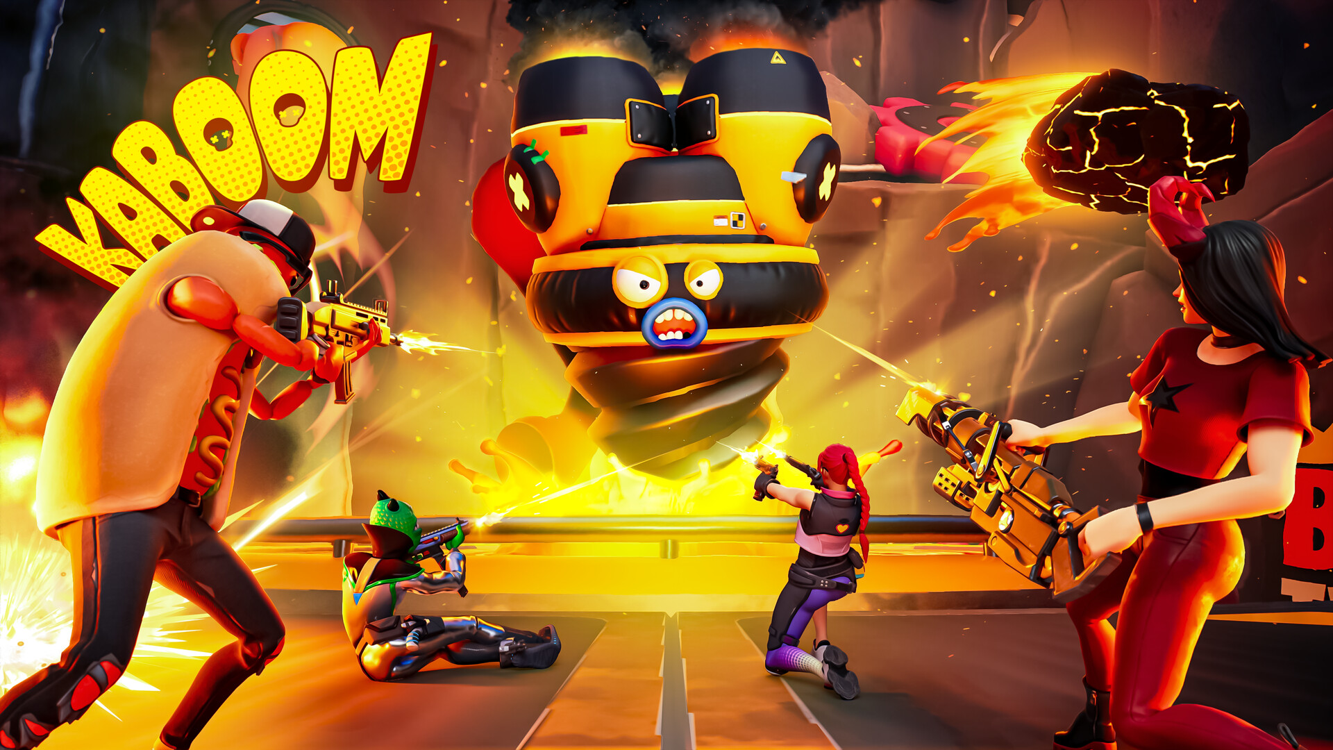 ArtStation - Boom: Boss Battle Key Art