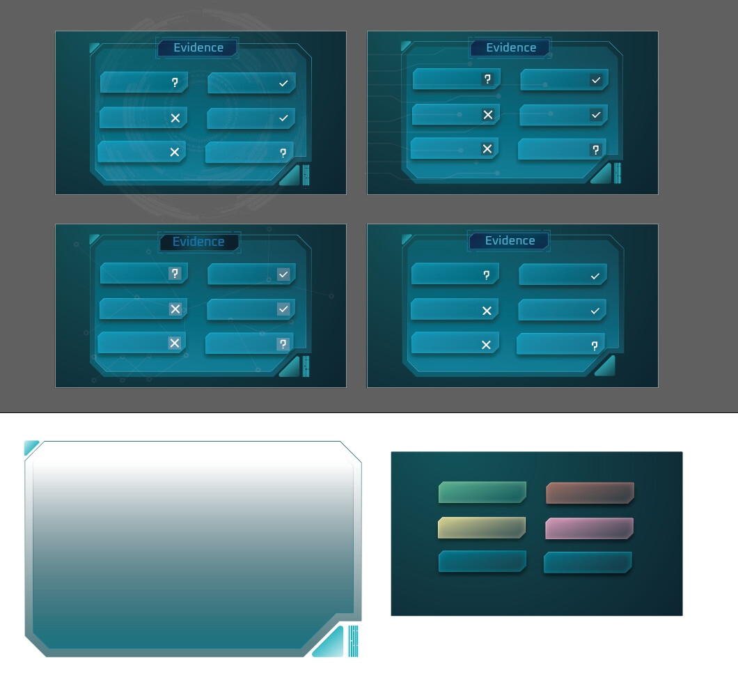 ArtStation - Detective Game UI 2024