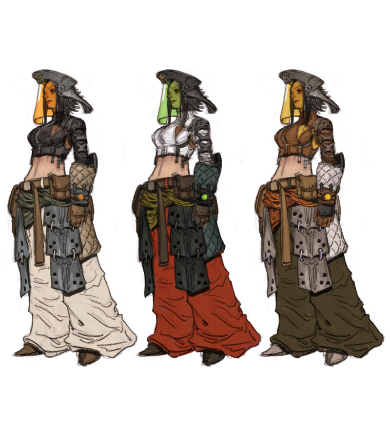 Kyoung Hwan Kim - Character concept artworks