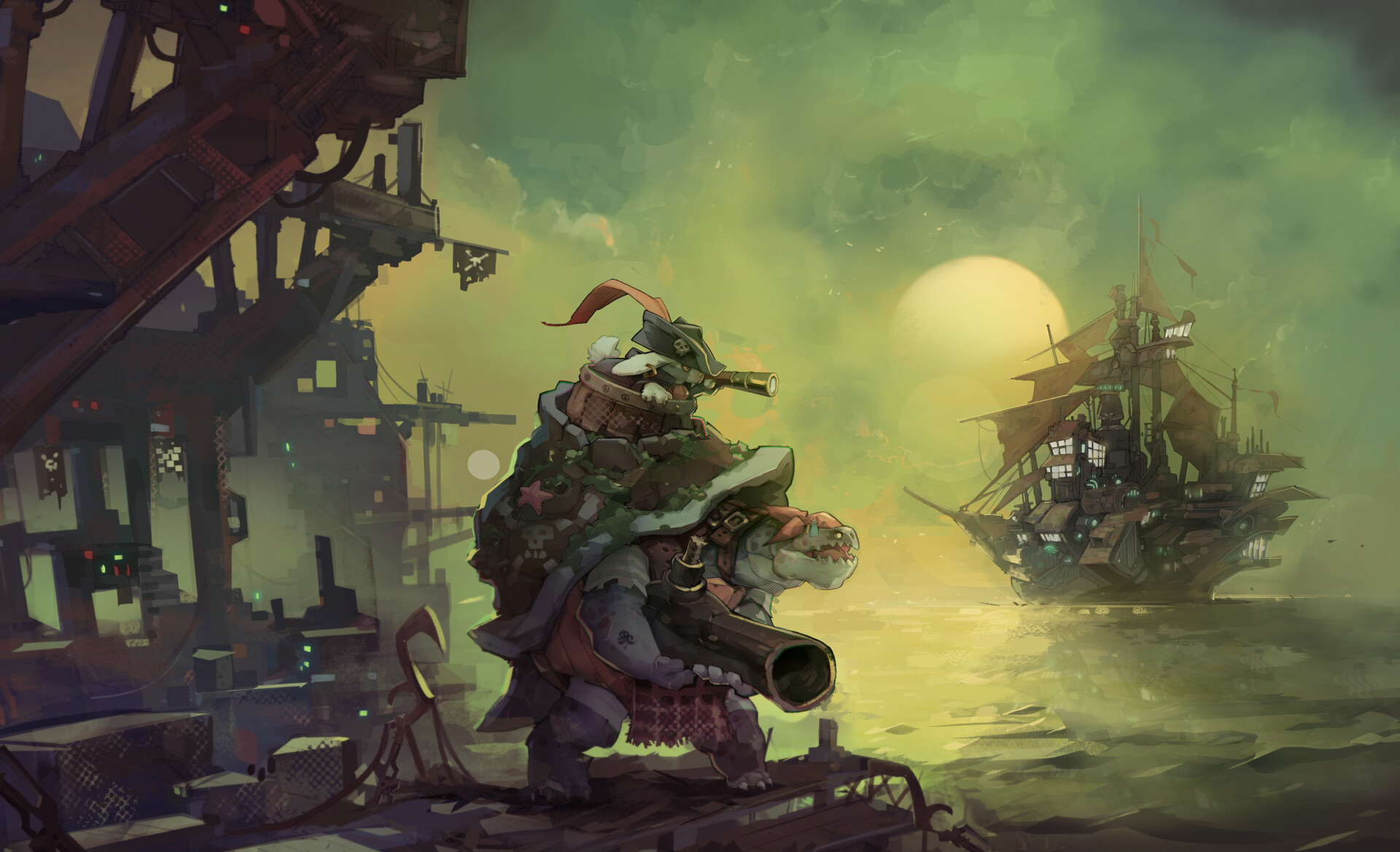ArtStation - Pirate Turtle