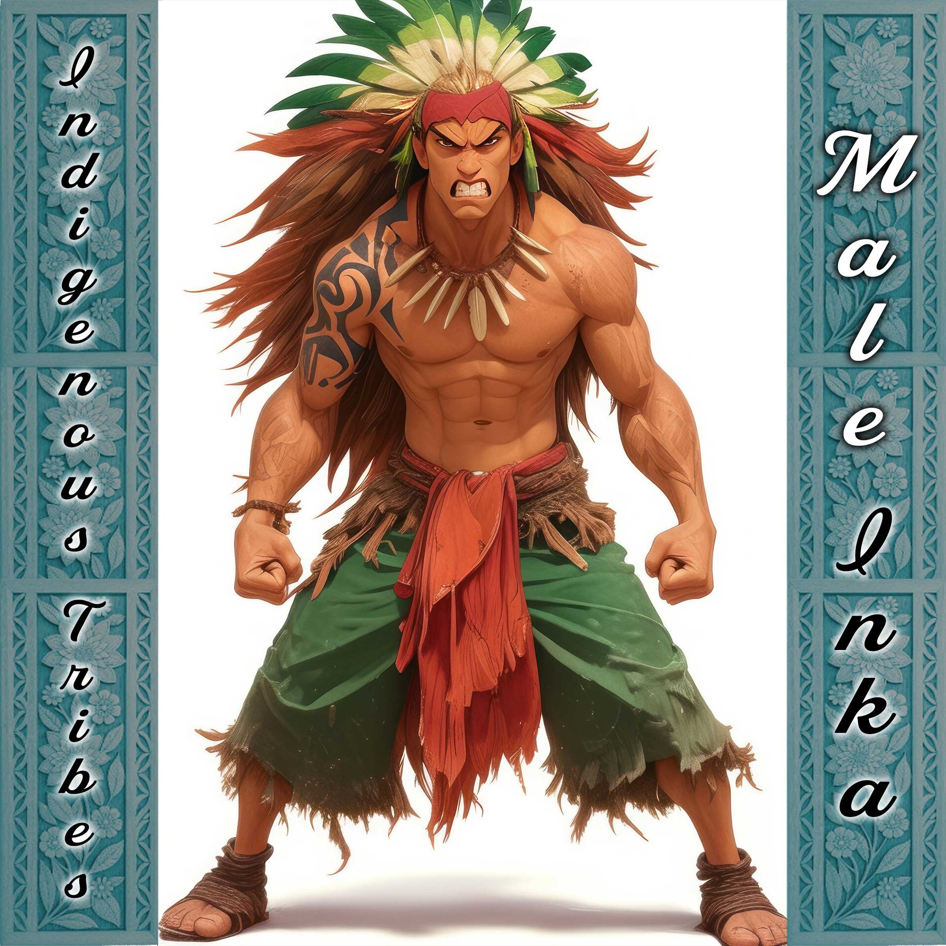 ArtStation - 200 Indigenous Tribes (Male Inka) - 4K Resolution - V.13