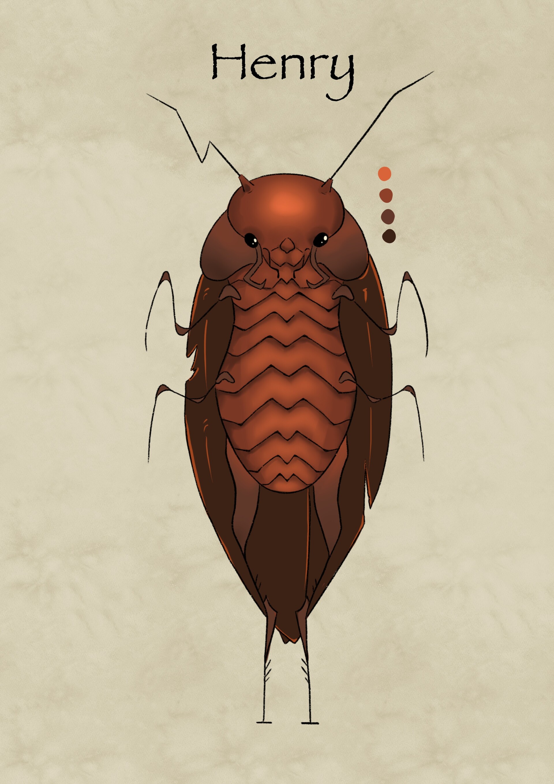 ArtStation - Henry the Cockroach