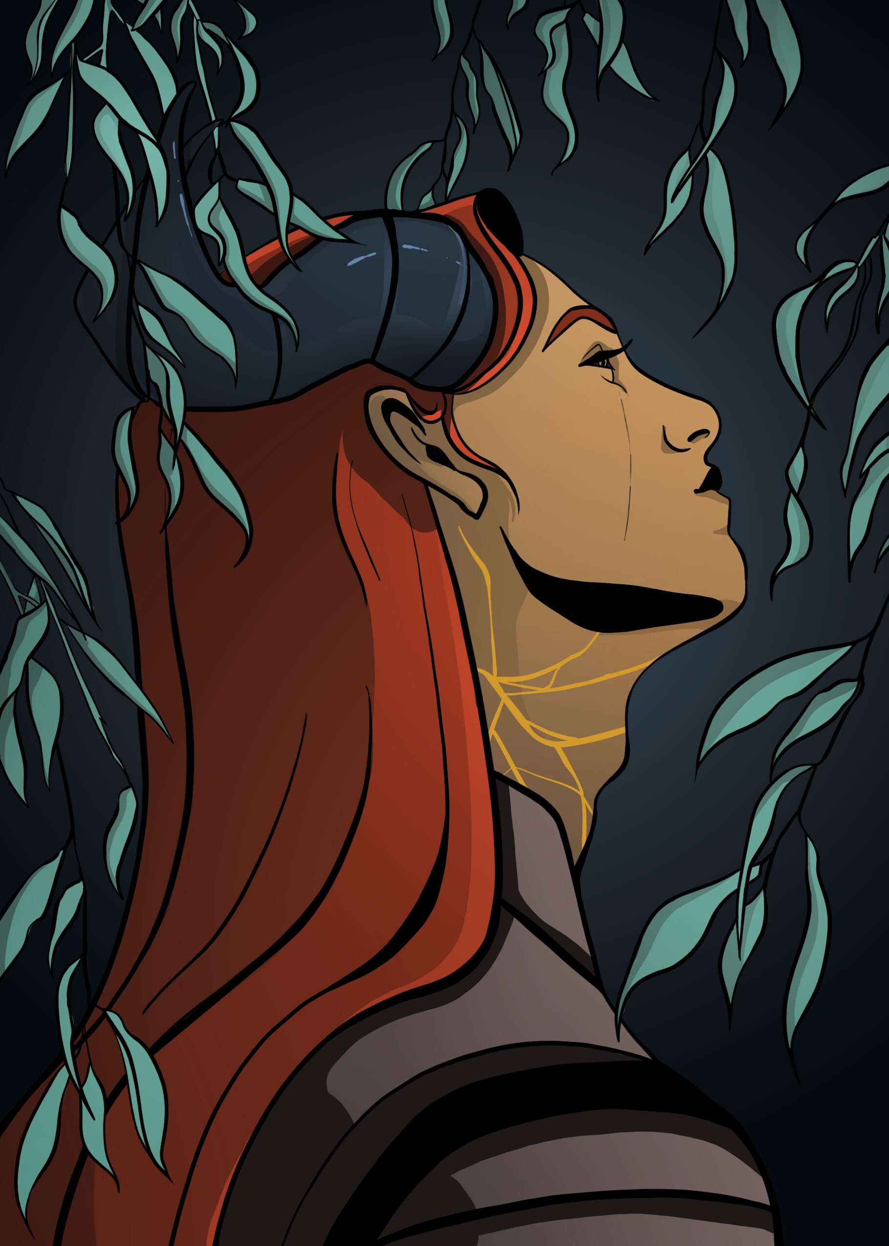 ArtStation - J'ai faim, je brûle, je survis - illustration 001 - couleurs