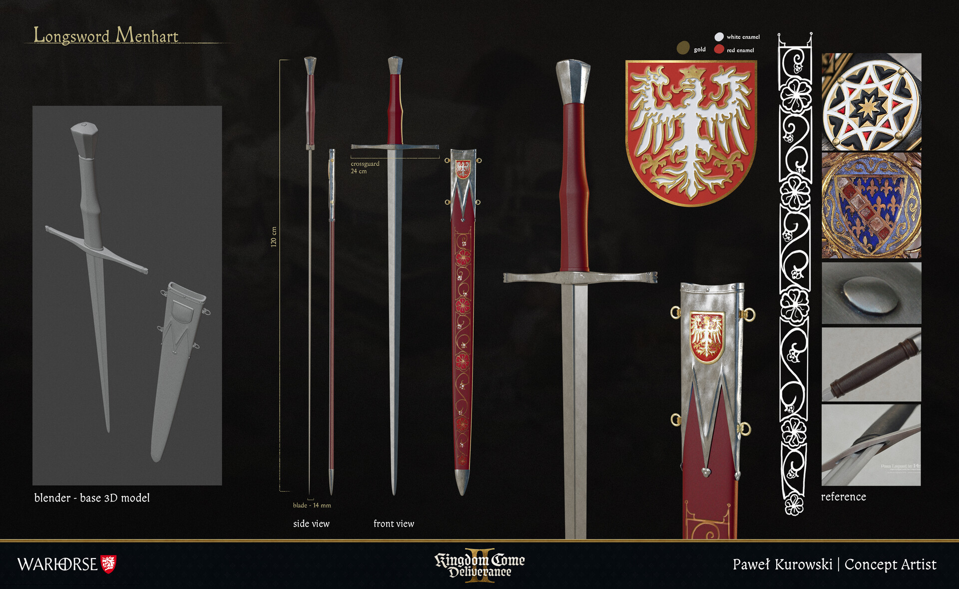 Pawel Kurowski - Kingdom Come: Deliverance II - Weapons longswords ...